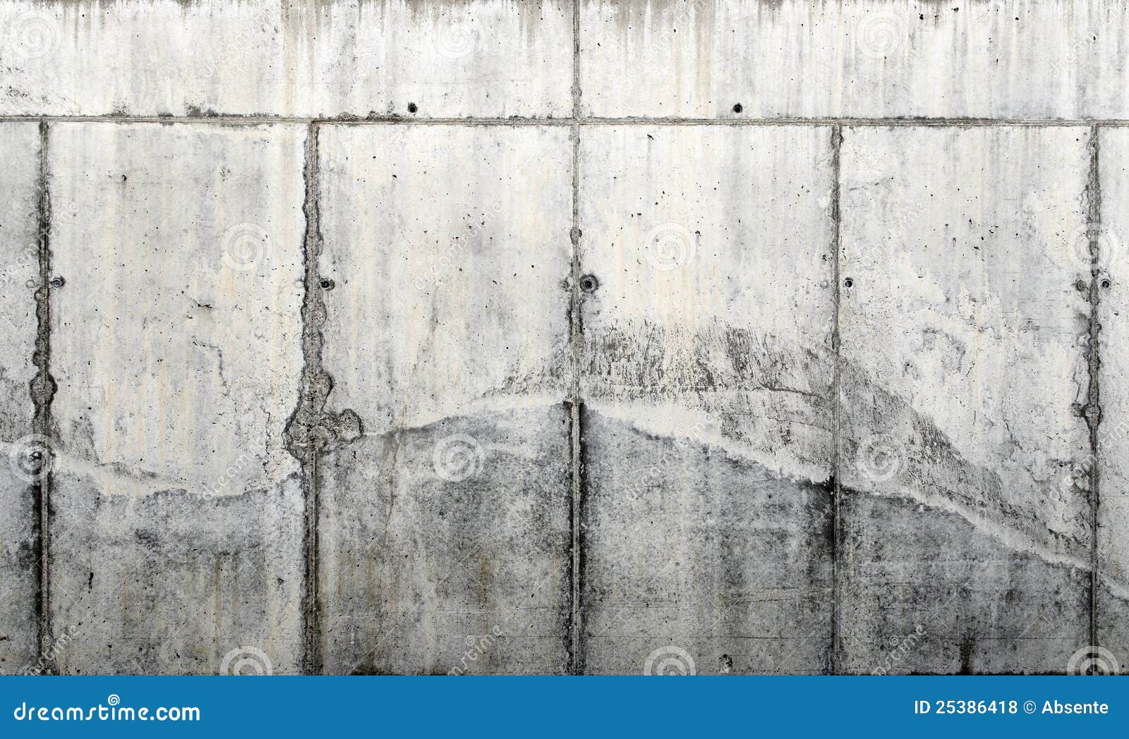 Raw Concrete Wall stock photo. Image of pattern, stained - 25386418