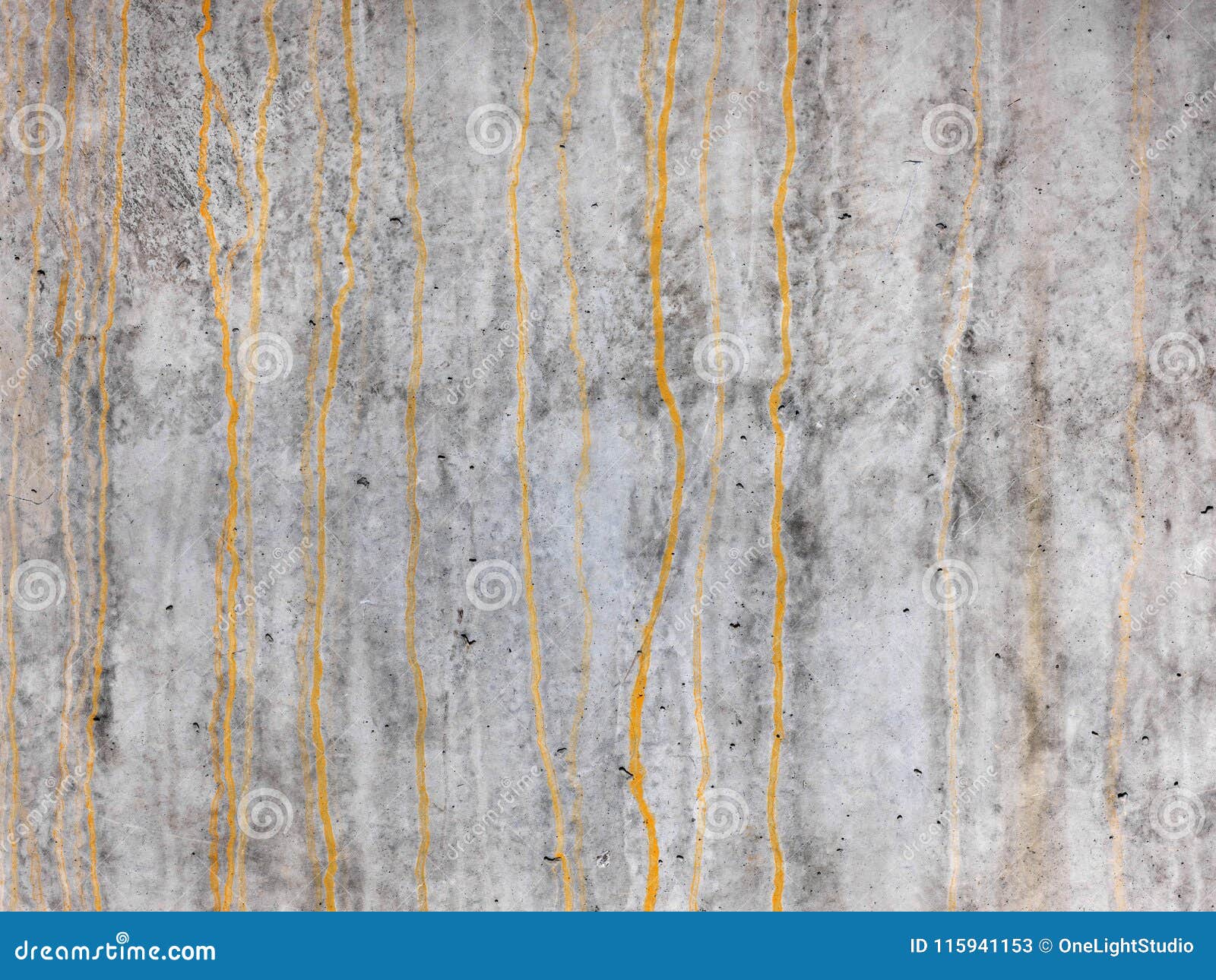 Raw Concrete Wall, Front View, Rich Background Texture. Stock Image ...