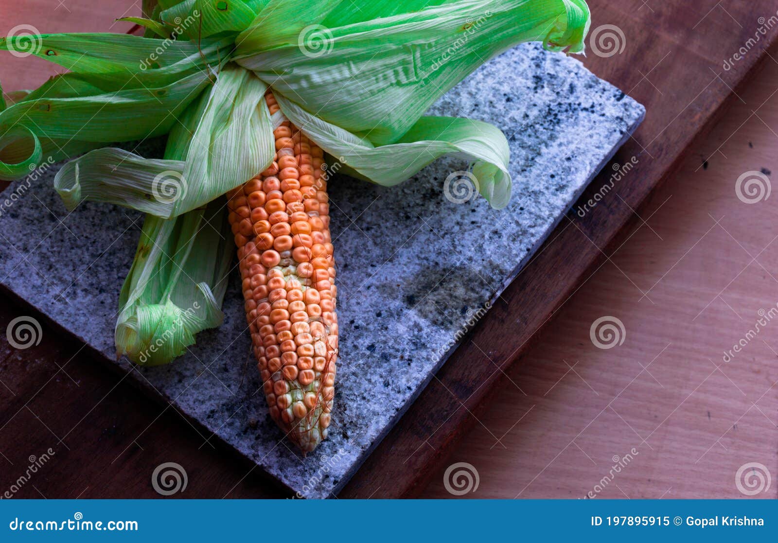 Raw Corn Seeds with Half Opened Cover Stock Image - Image of nature ...