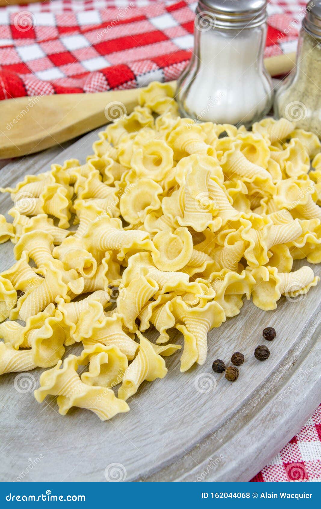 Pasta Corolles stock photo. Image of pepper, cuisine - 162044068