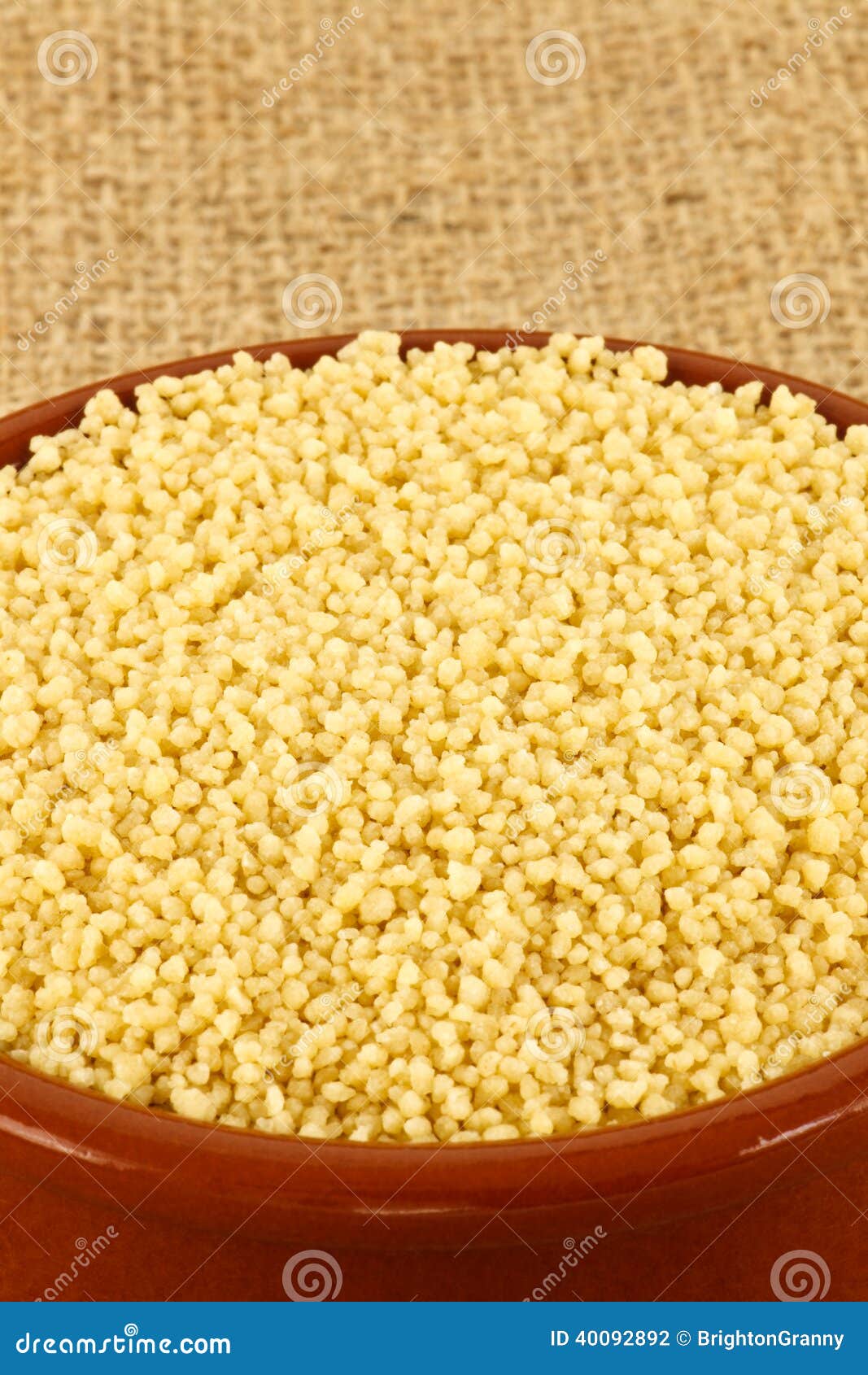 Raw couscous stock photo. Image of nutritious, ingredient - 40092892