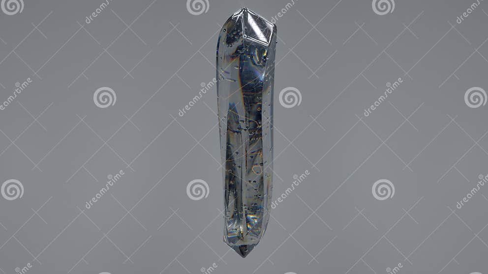 Raw Crystal 3D Render Illustration Stock Illustration - Illustration of ...