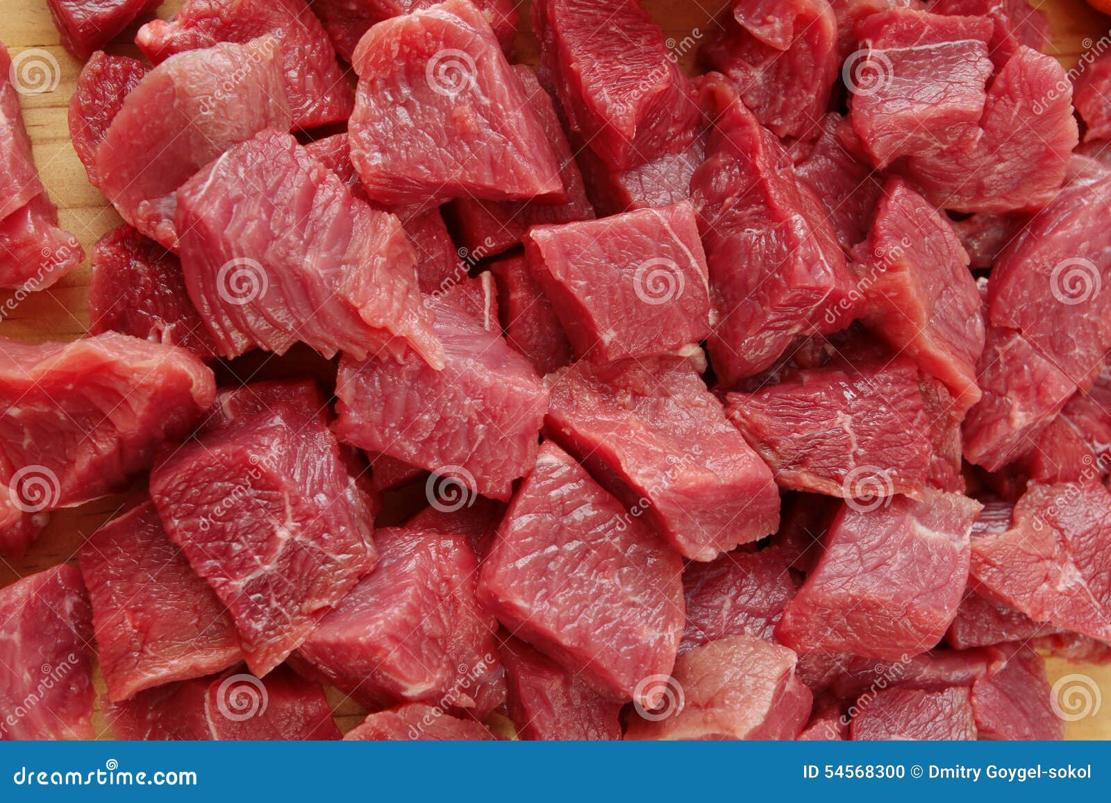 Raw Cutting Beef on Wooden Plate Stock Photo - Image of beef, copyspace ...