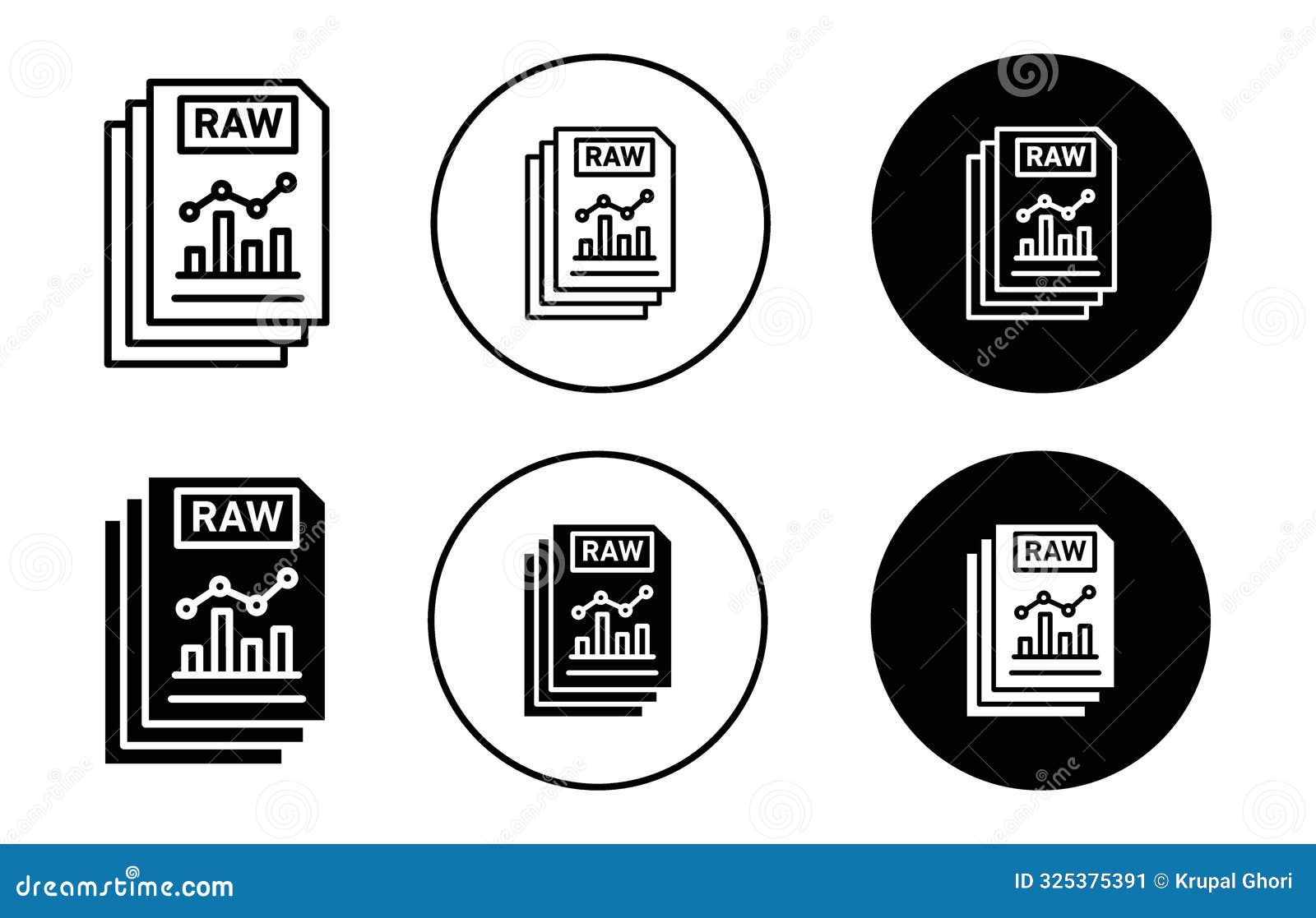 Raw data icon stock illustration. Illustration of data - 325375391