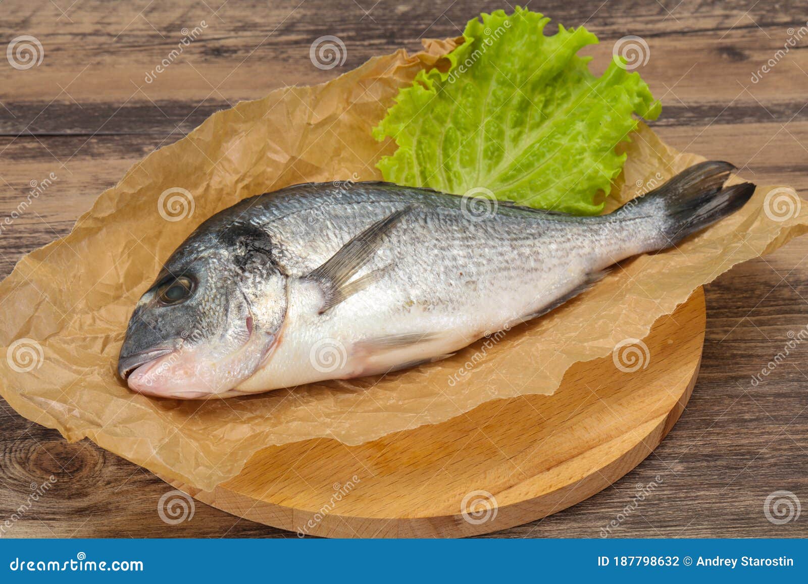 Raw Dorada Fish for Cooking Stock Photo - Image of seafood, dorado ...