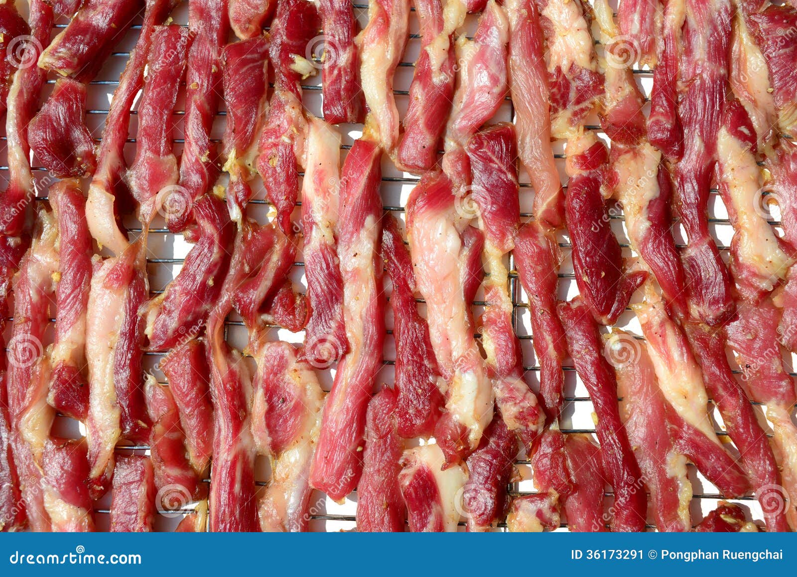 Raw dried pork stock image. Image of cuisine, food, refreshment - 36173291