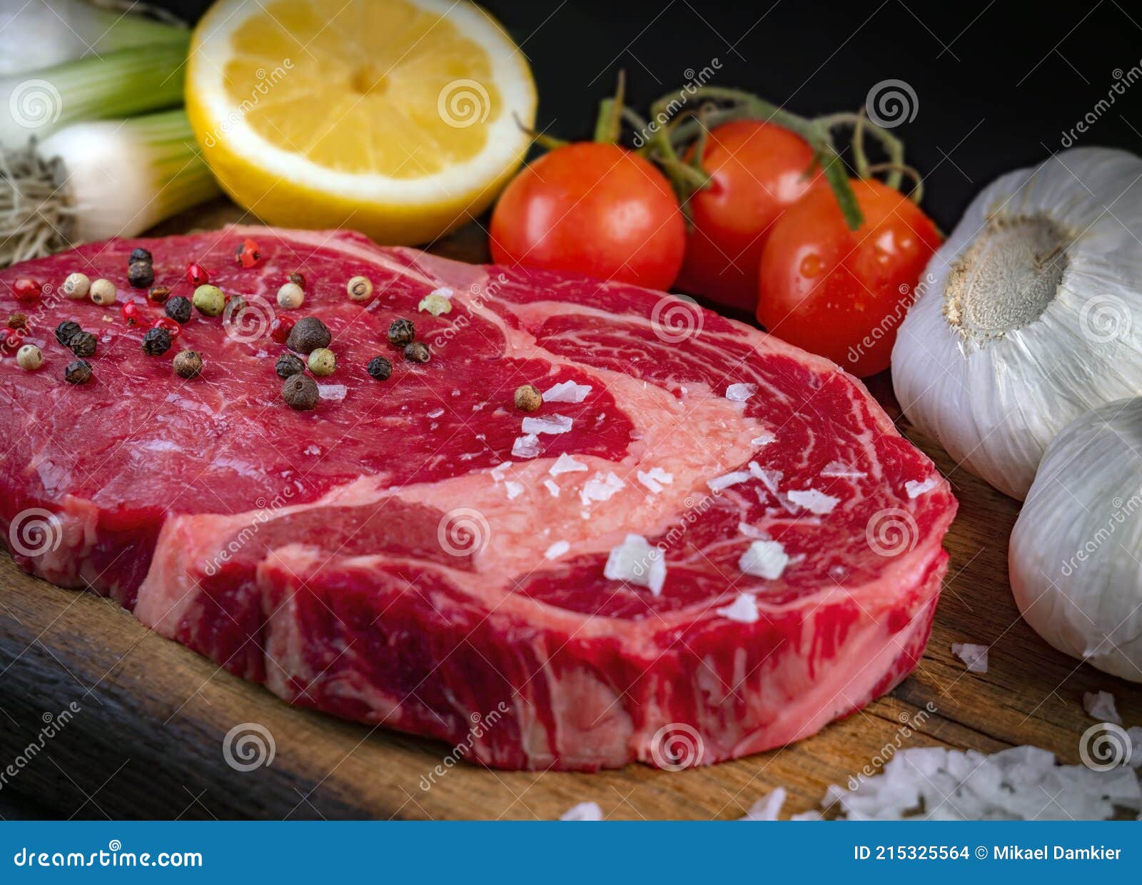Raw Dry Aged Wagyu Entrecote Beef Steak Stock Photo - Image of wagyu ...