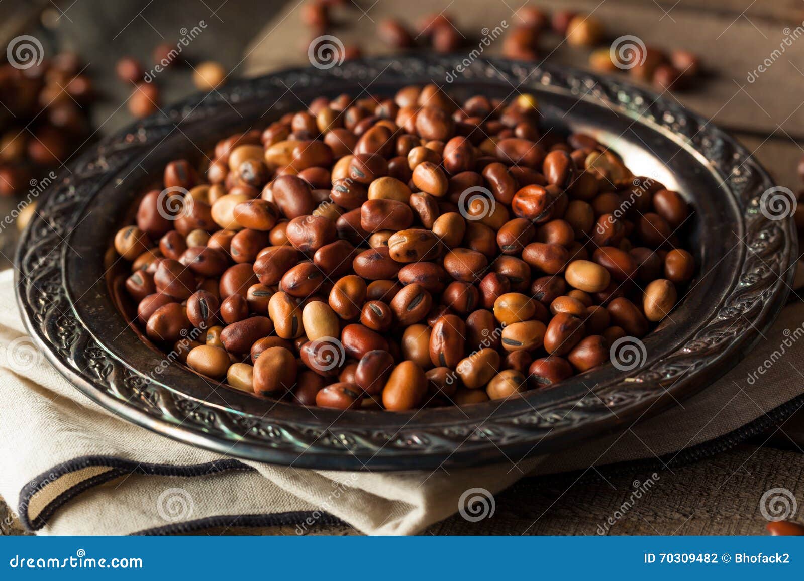 Raw Dry Organic Fava Beans stock photo. Image of organic - 70309482