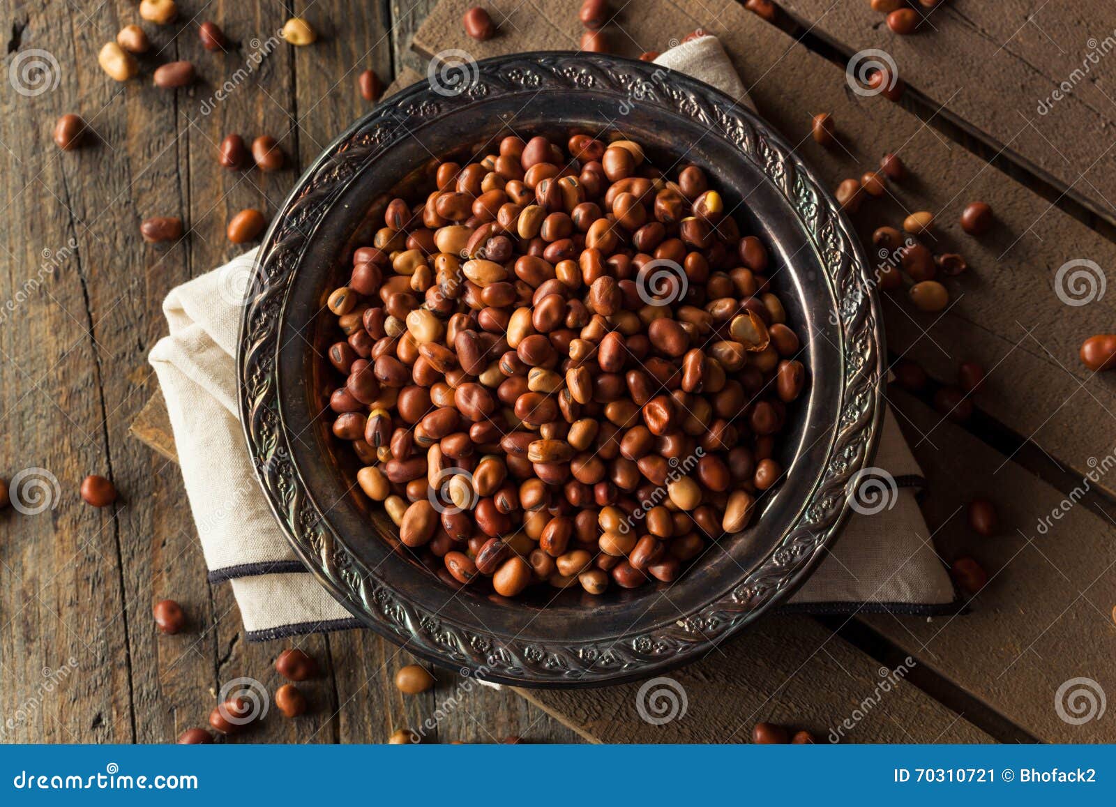Raw Dry Organic Fava Beans stock image. Image of harvest - 70310721