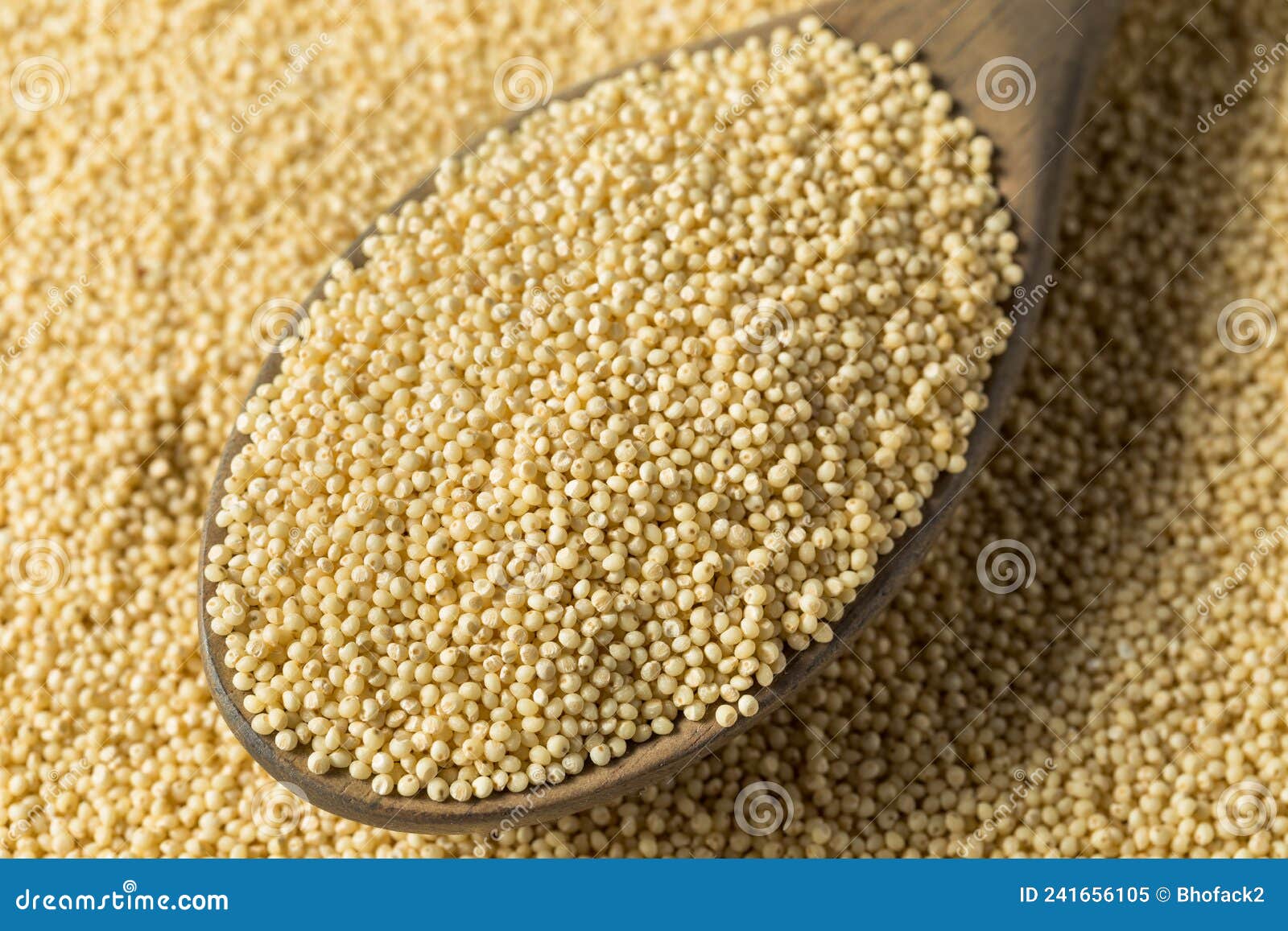 Raw Dry Organic Millet Grain Stock Image - Image of agriculture, spoon ...