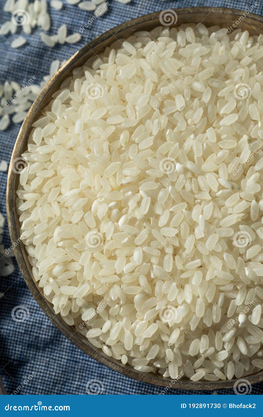 Raw Dry Organic Short Grain White Rice Stock Photo - Image of asia ...