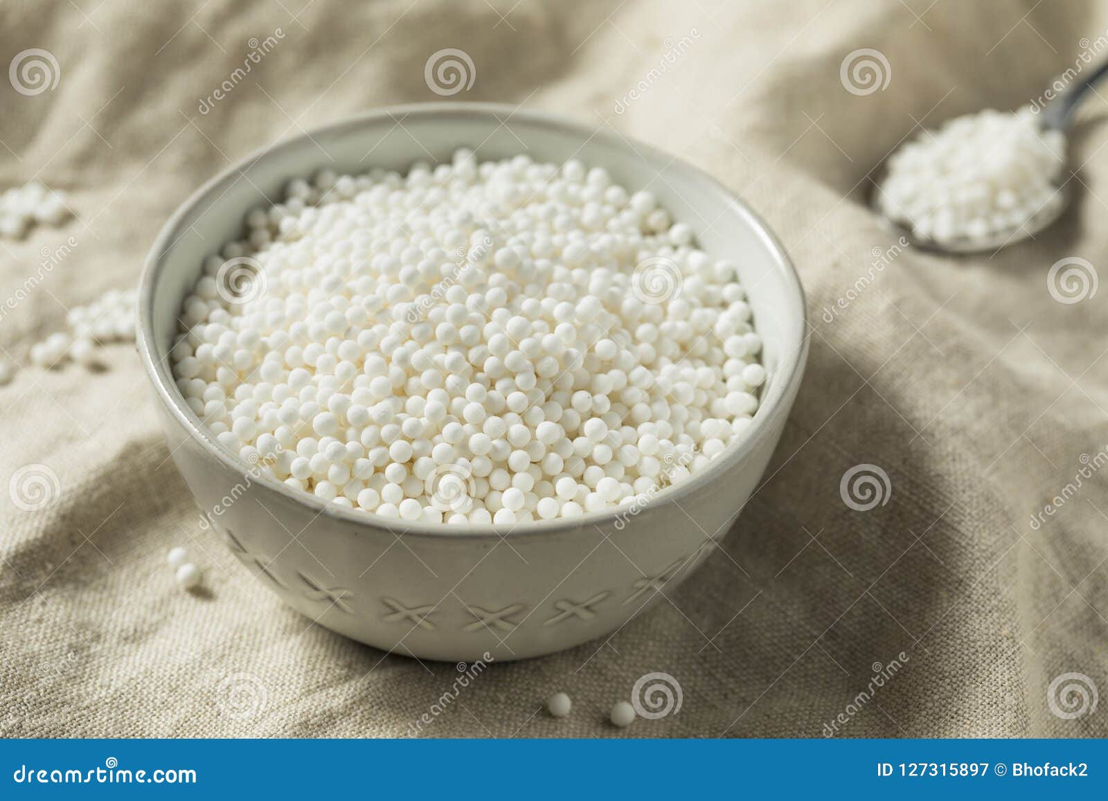 Raw Dry Tapioca Pearls stock image. Image of starch - 127315897