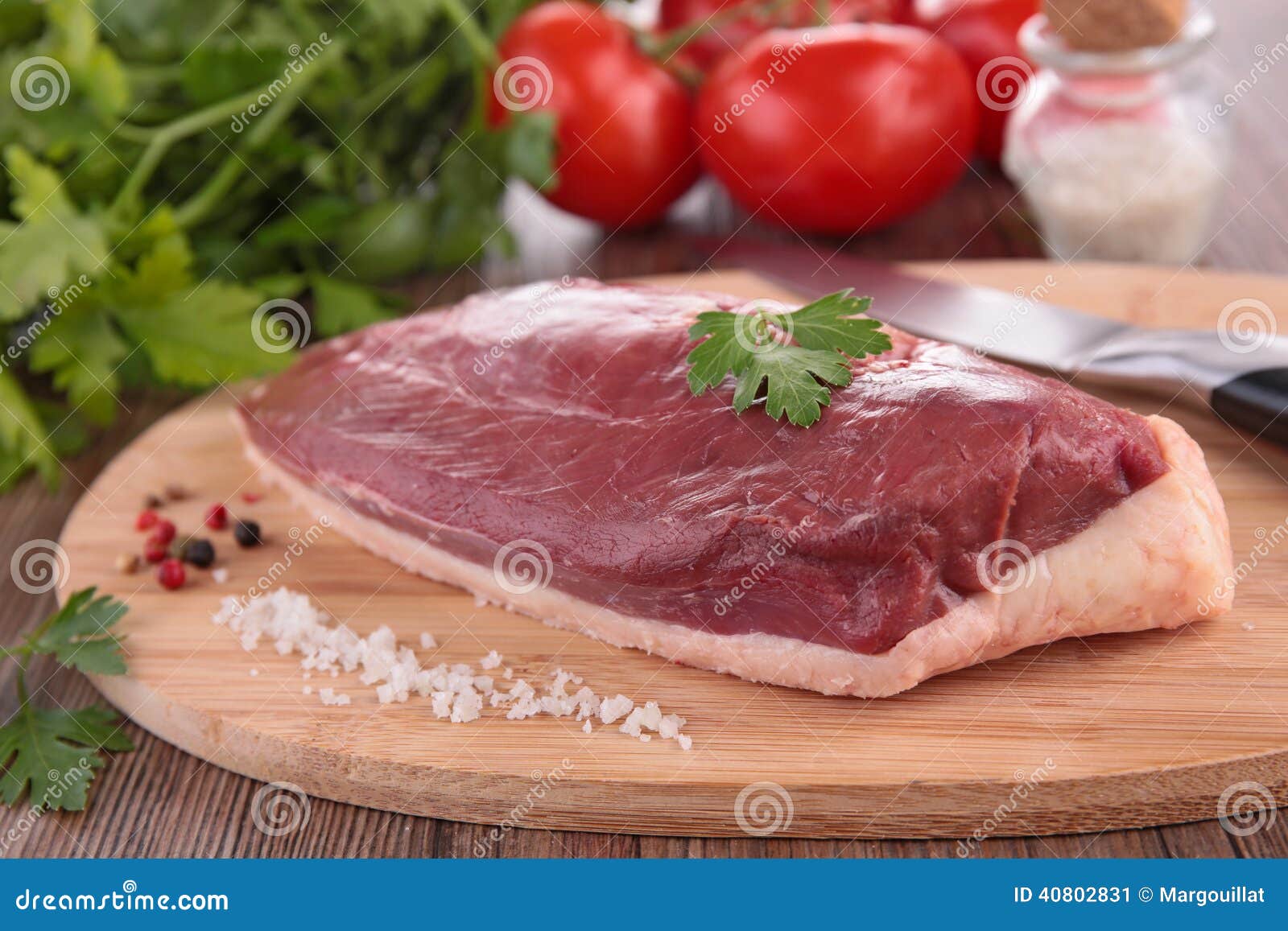 Raw duck stock image. Image of parsley, cuisine, cooking - 40802831