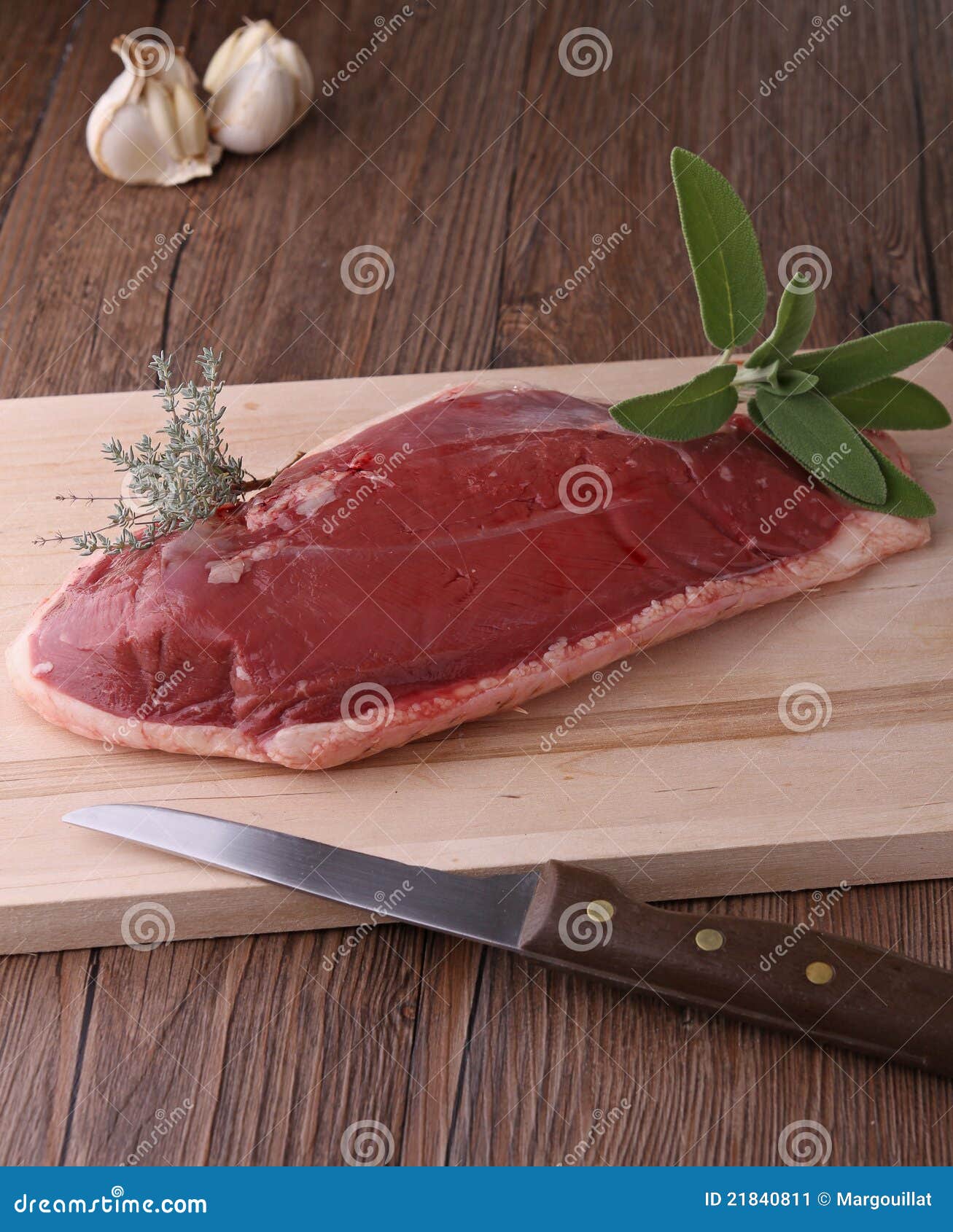 Raw duck breast stock image. Image of recipe, food, cooking - 21840811