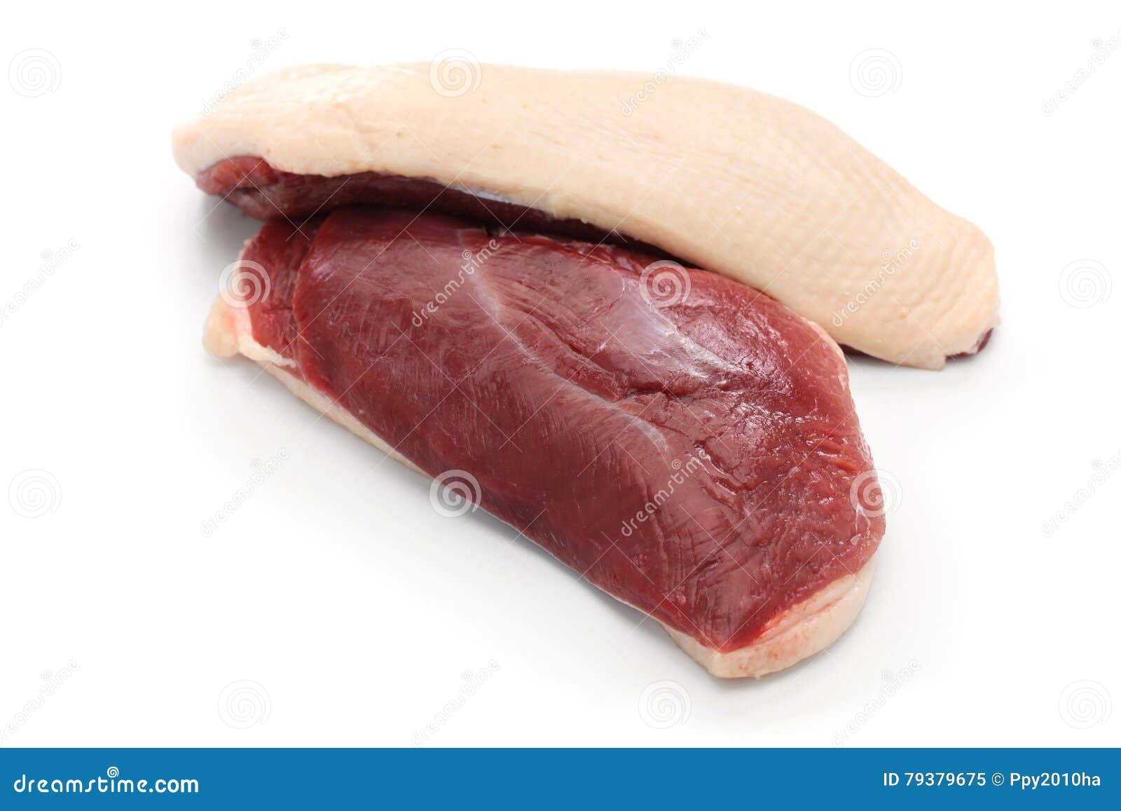 Raw duck breast stock image. Image of food, background - 79379675