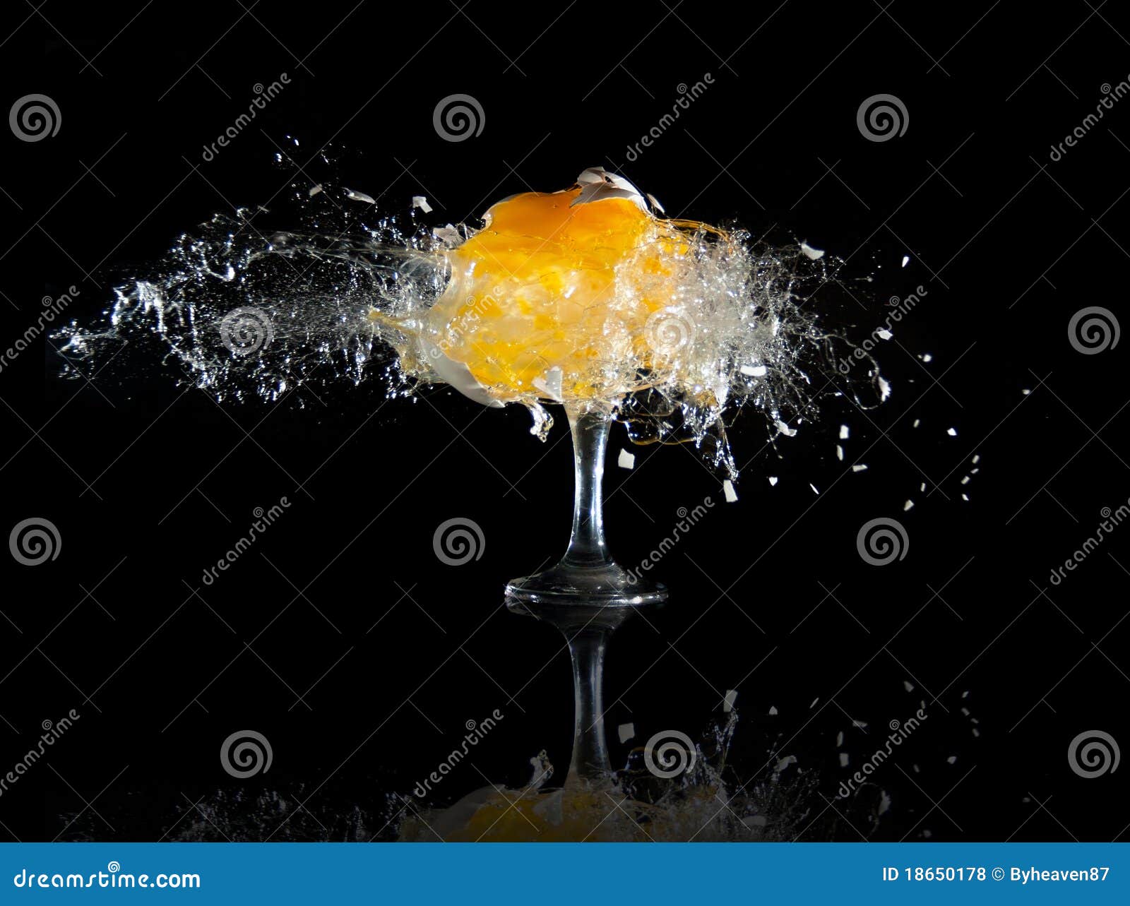 Raw egg is exploded stock photo. Image of shooting, background - 18650178