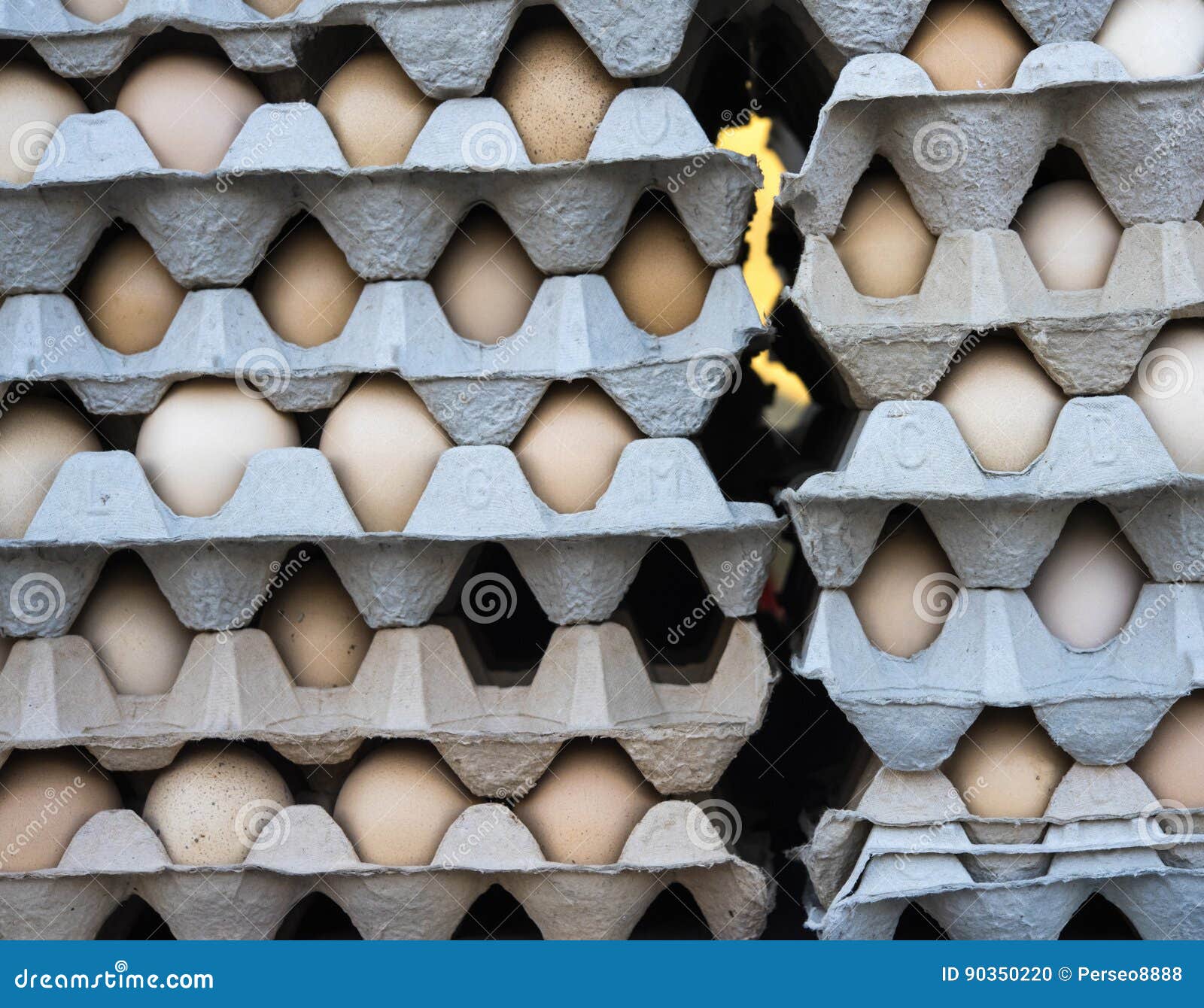 Raw Egg in Street Market , Chicken Eggs Stock Photo - Image of healthy ...