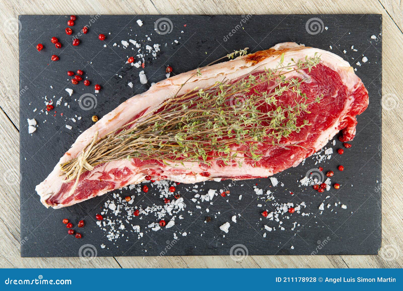Raw entrecote stock photo. Image of kitchen, beef, steak - 211178928