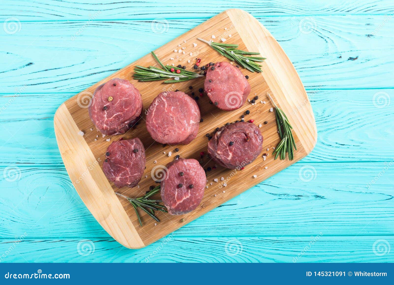 Raw filet mignon stock image. Image of grass, beefsteak - 145321091