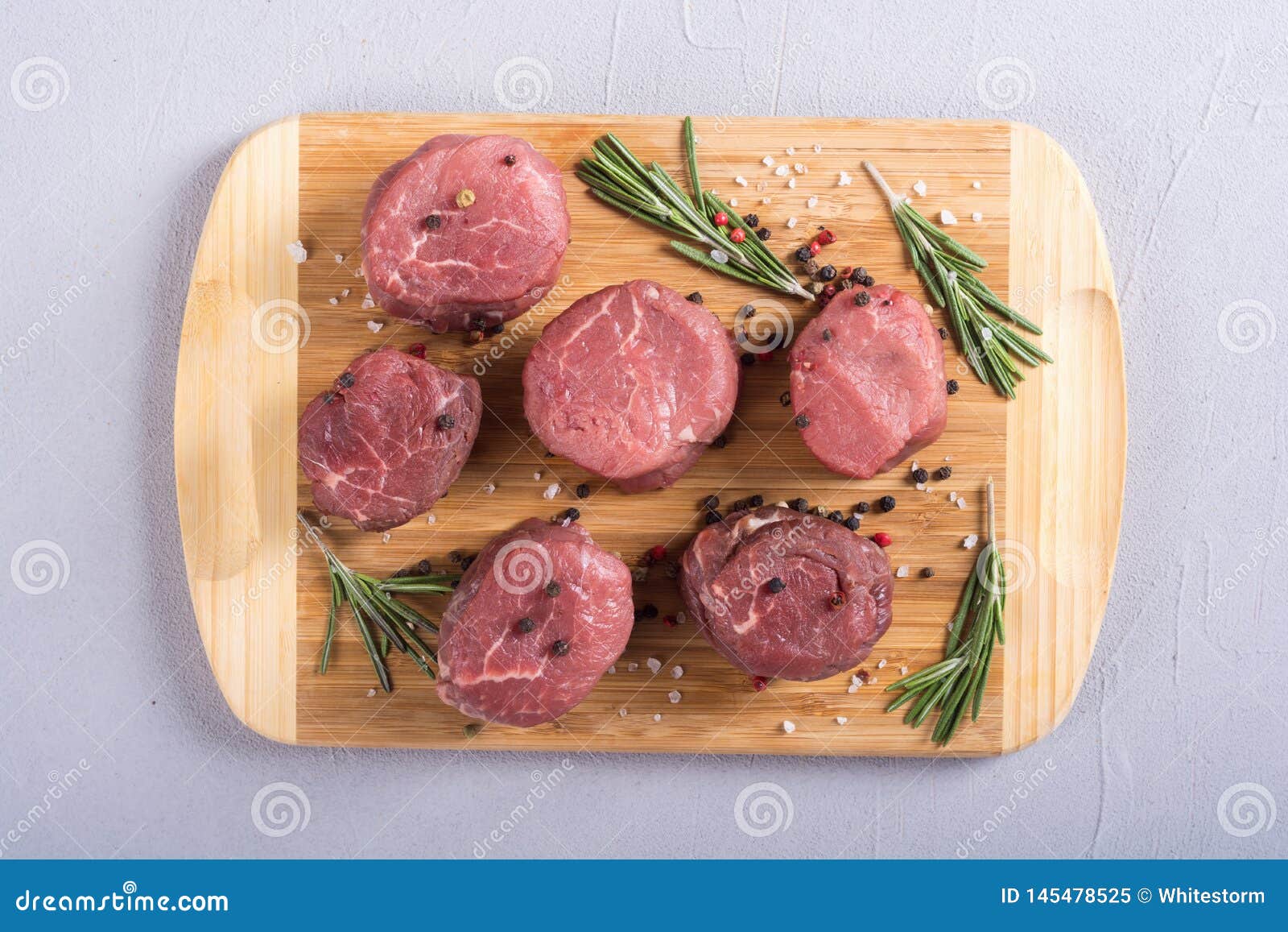 Raw filet mignon stock image. Image of mignon, meat - 145478525