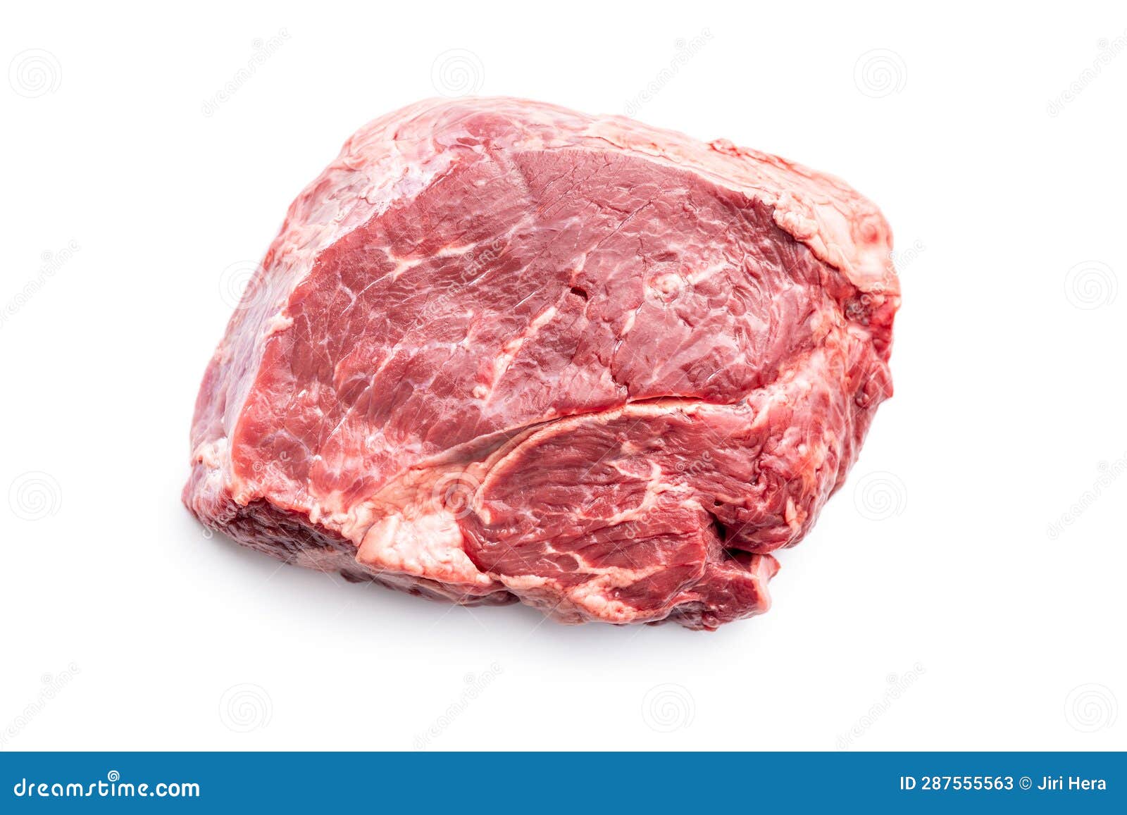 Raw Fillet Steak Beef Meat Isolated on White Background Stock Image ...