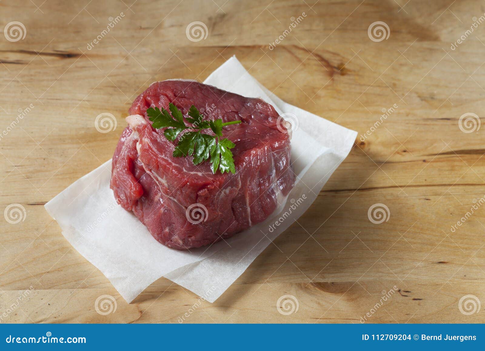 Raw fillet steak stock photo. Image of close, protein - 112709204