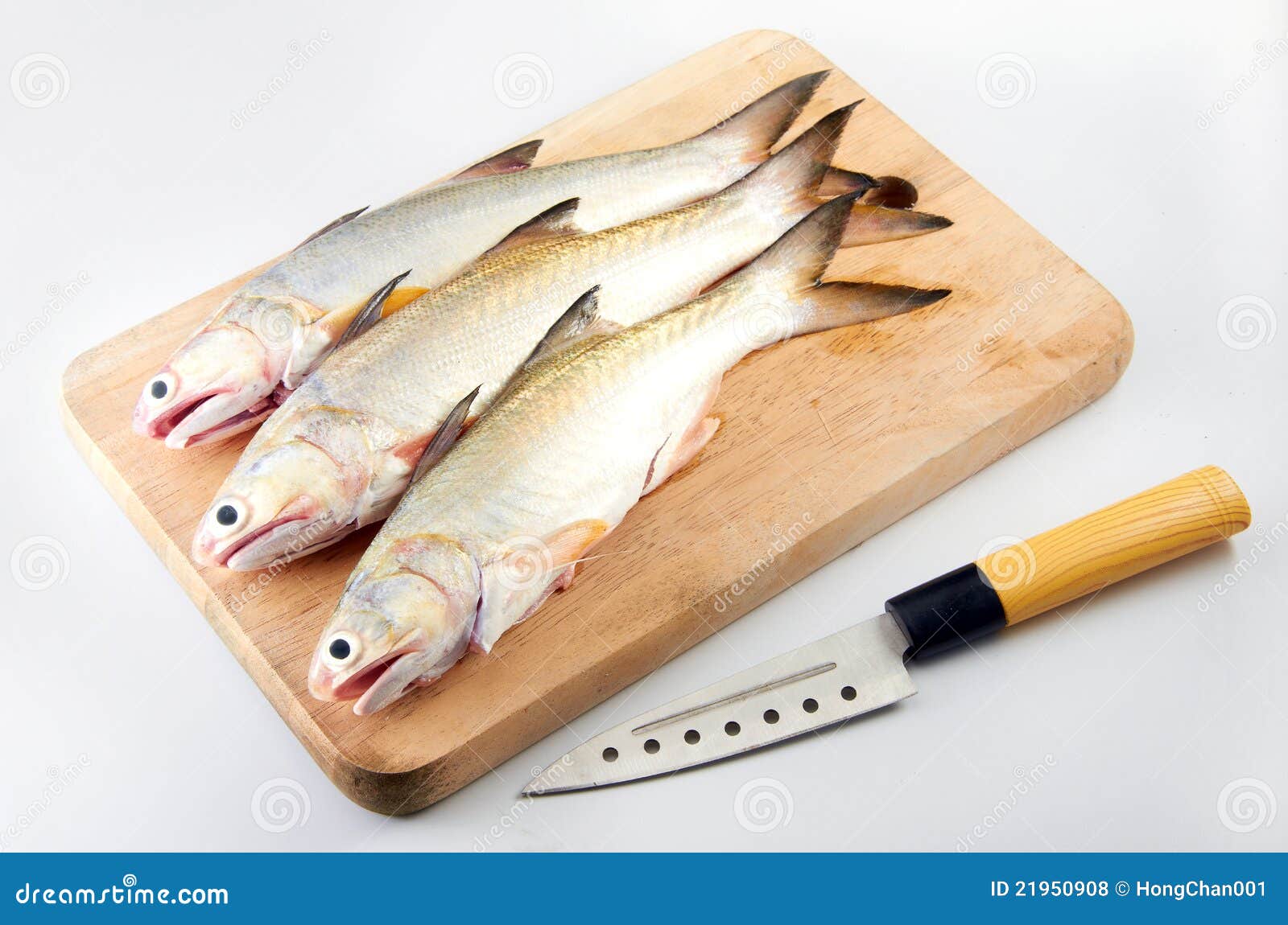 Raw Fish stock photo. Image of diet, skin, natural, knife - 21950908