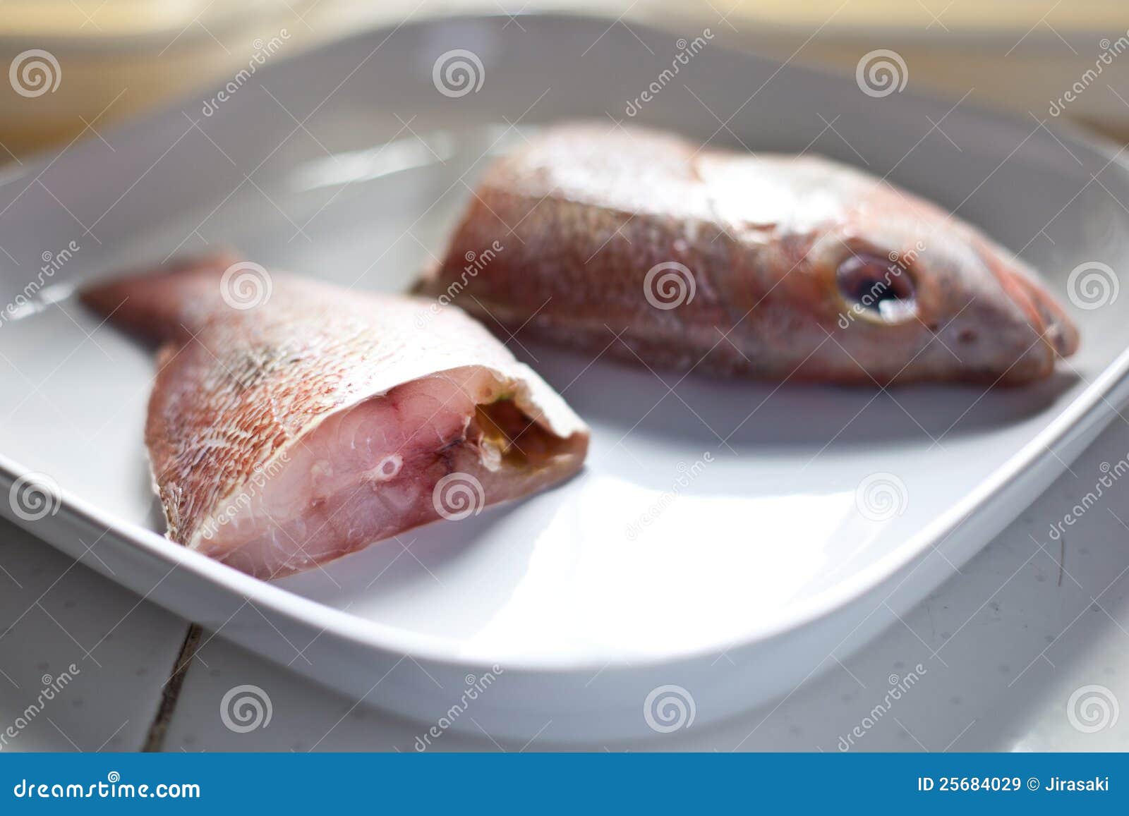 Raw fish stock image. Image of ready, ingredient, plate - 25684029