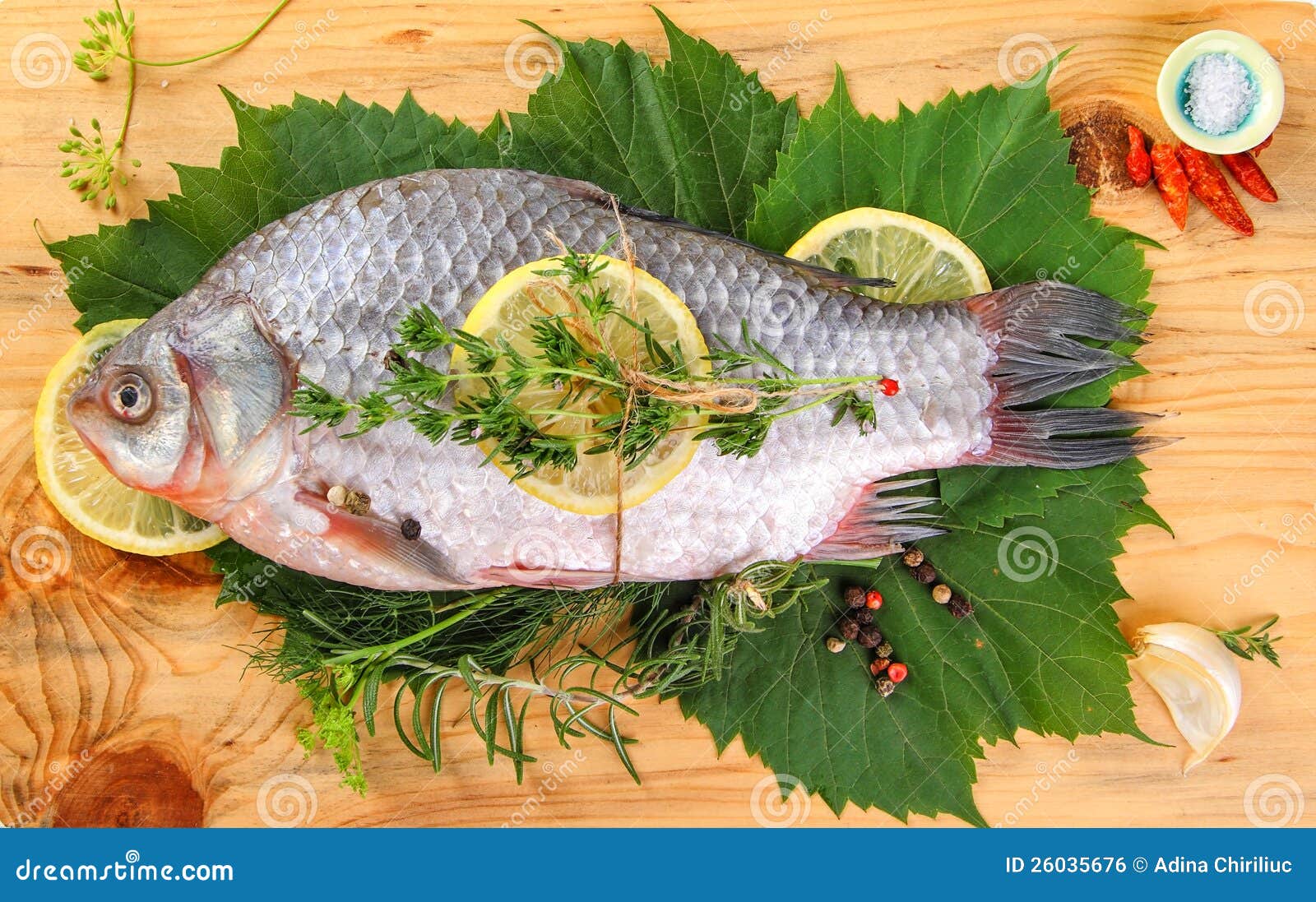 Raw fish stock photo. Image of nutrition, cooking, fish - 26035676