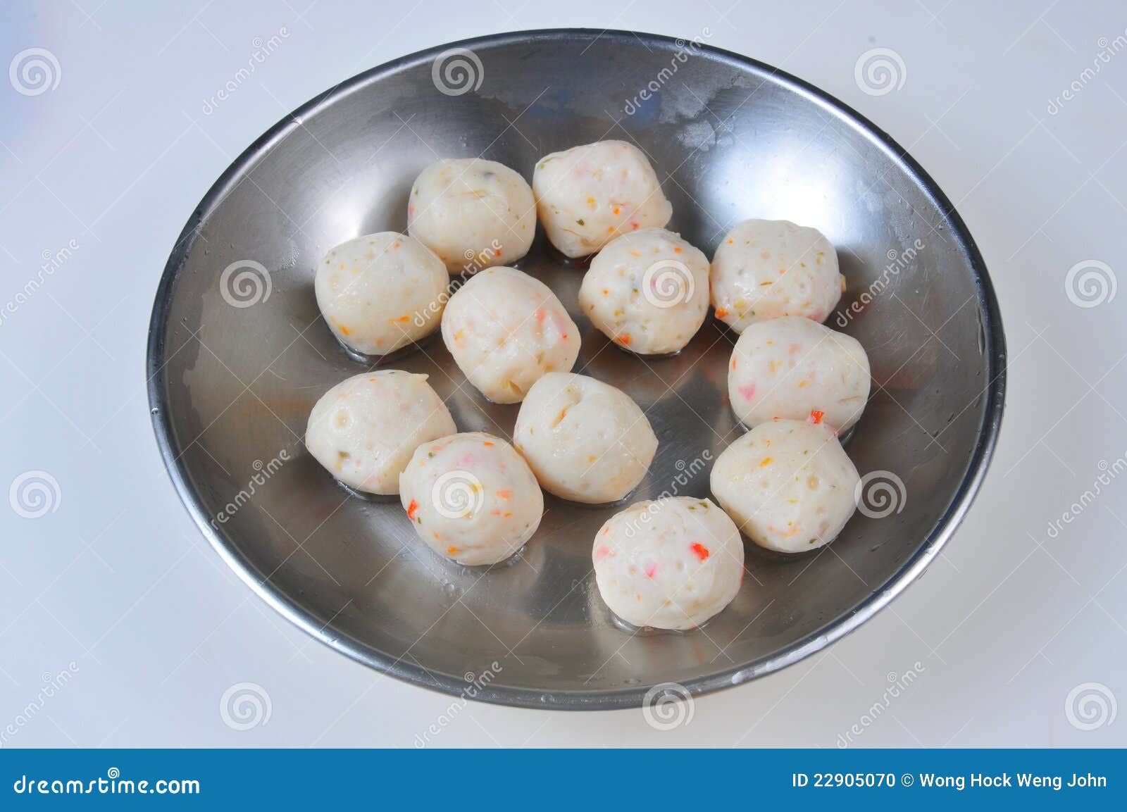 Raw fish ball stock photo. Image of seafood, foods, life - 22905070