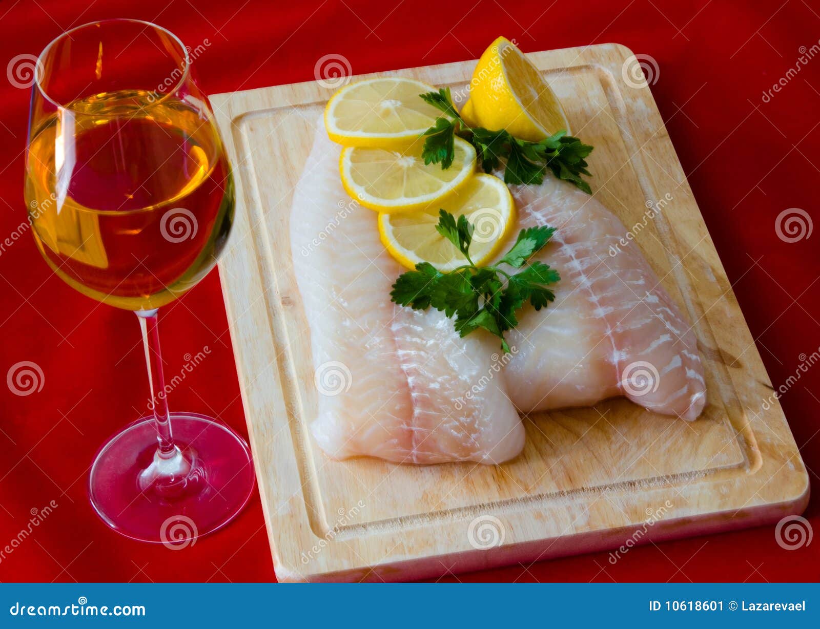 Raw fish fillet stock image. Image of fresh, glass, fish - 10618601