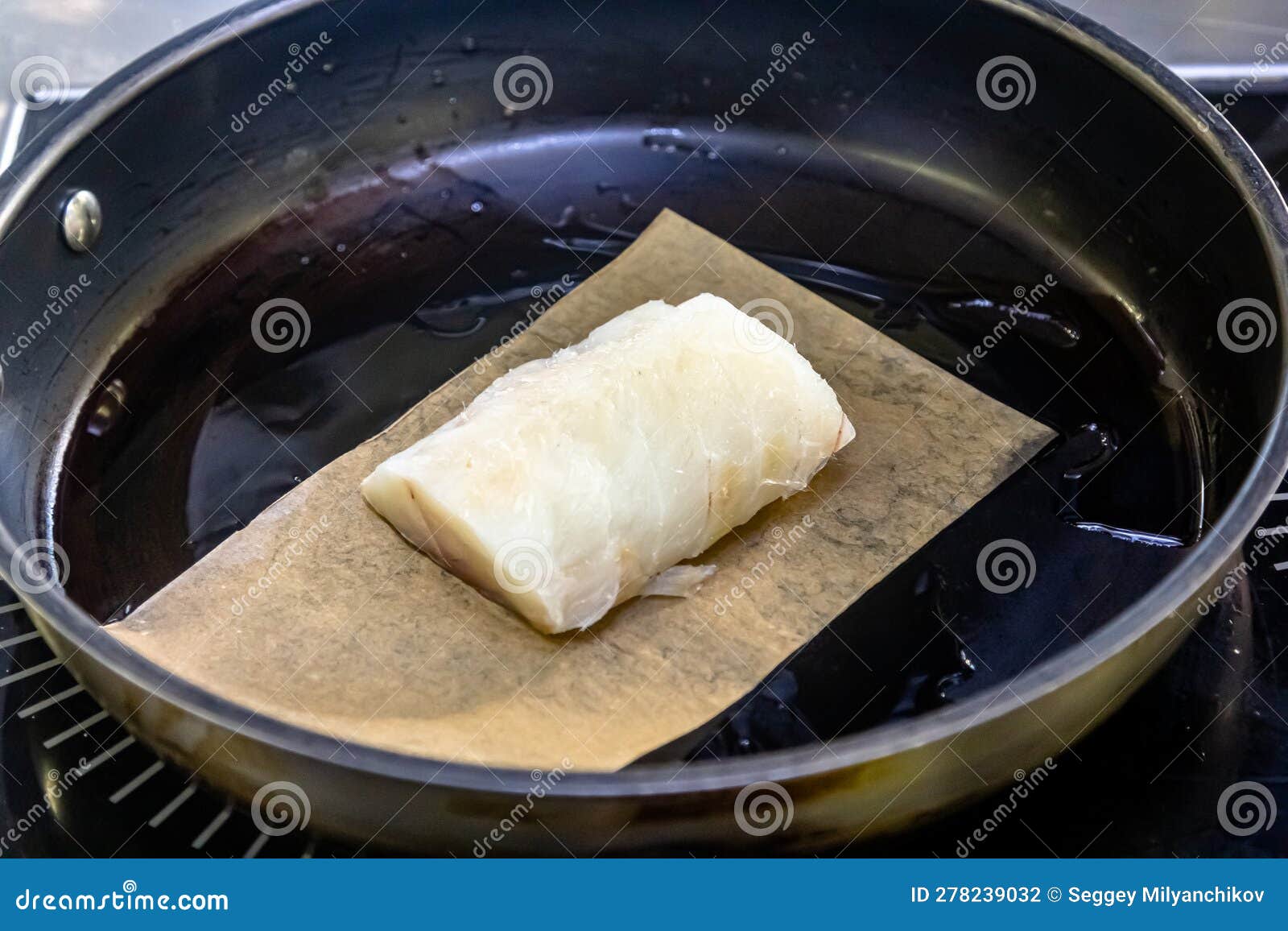 Raw Fish Fillets Ready for Frying Stock Photo - Image of tasty ...