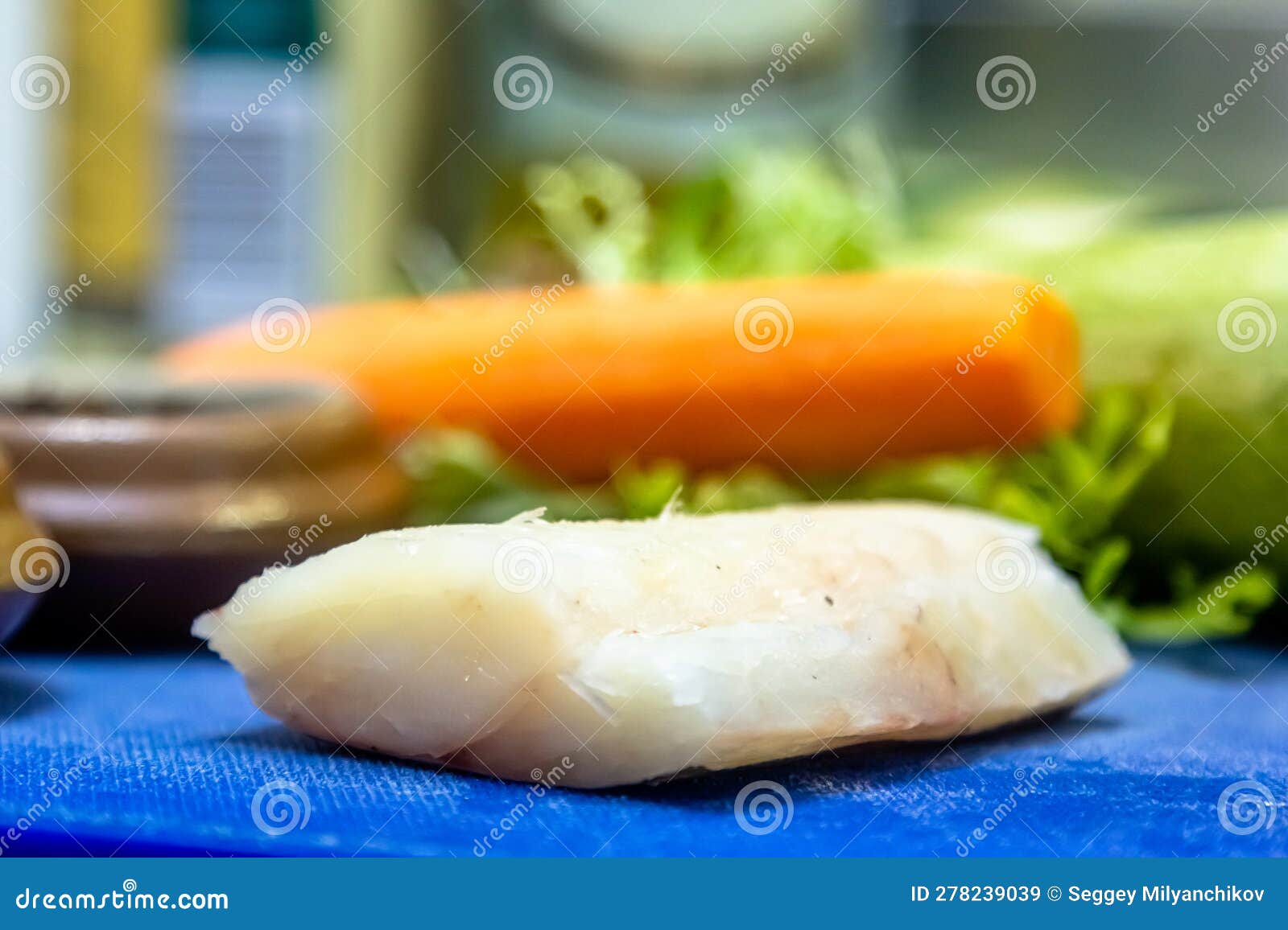 Raw Fish Fillets Ready for Frying Stock Image - Image of catfish ...