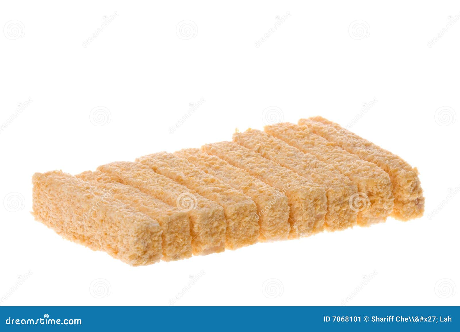 Raw Fish Fingers Isolated stock image. Image of snack - 7068101