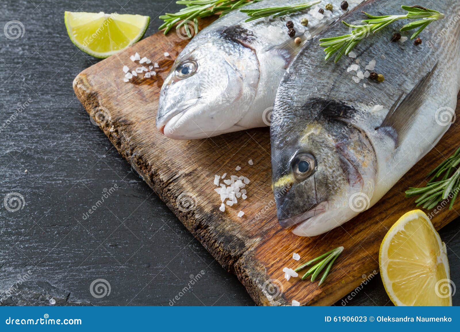Raw fish and ingredients stock image. Image of healthy - 61906023