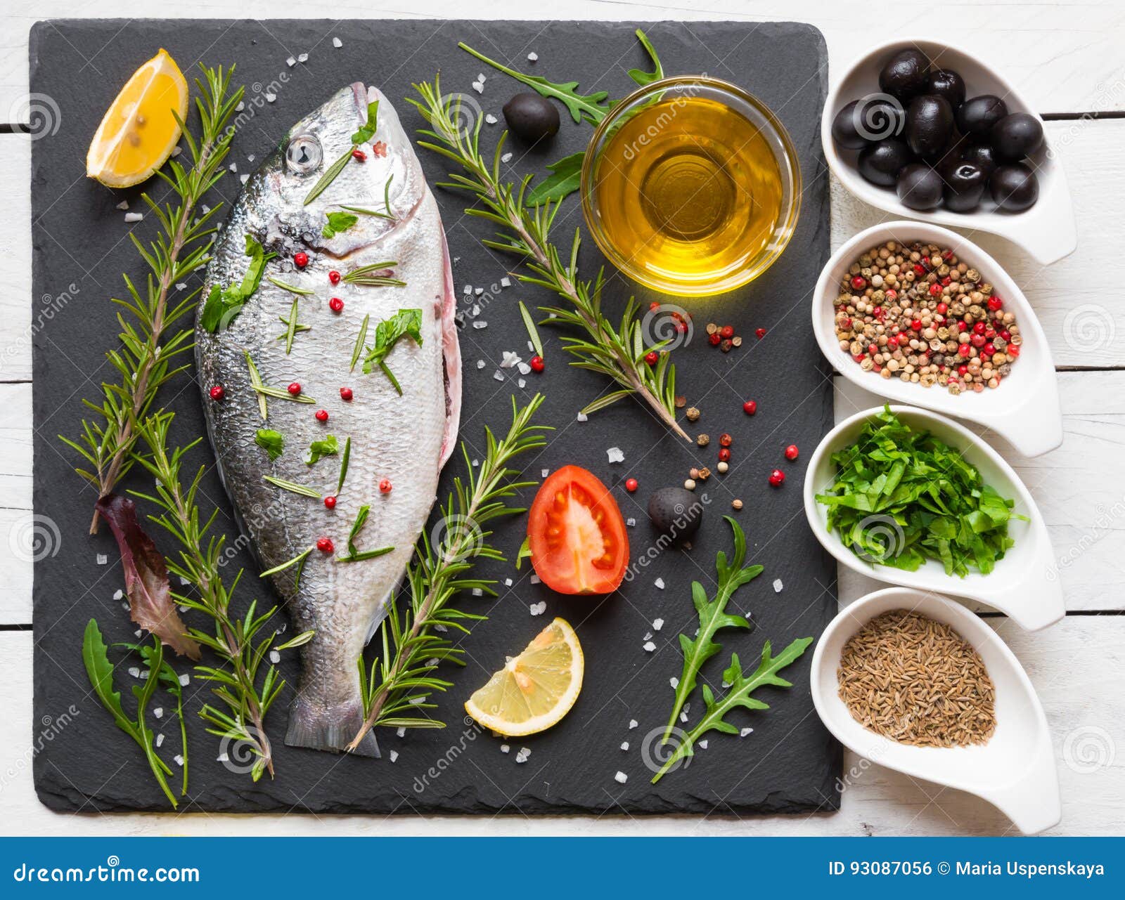 Raw fish ready for cooking stock photo. Image of ready - 93087056