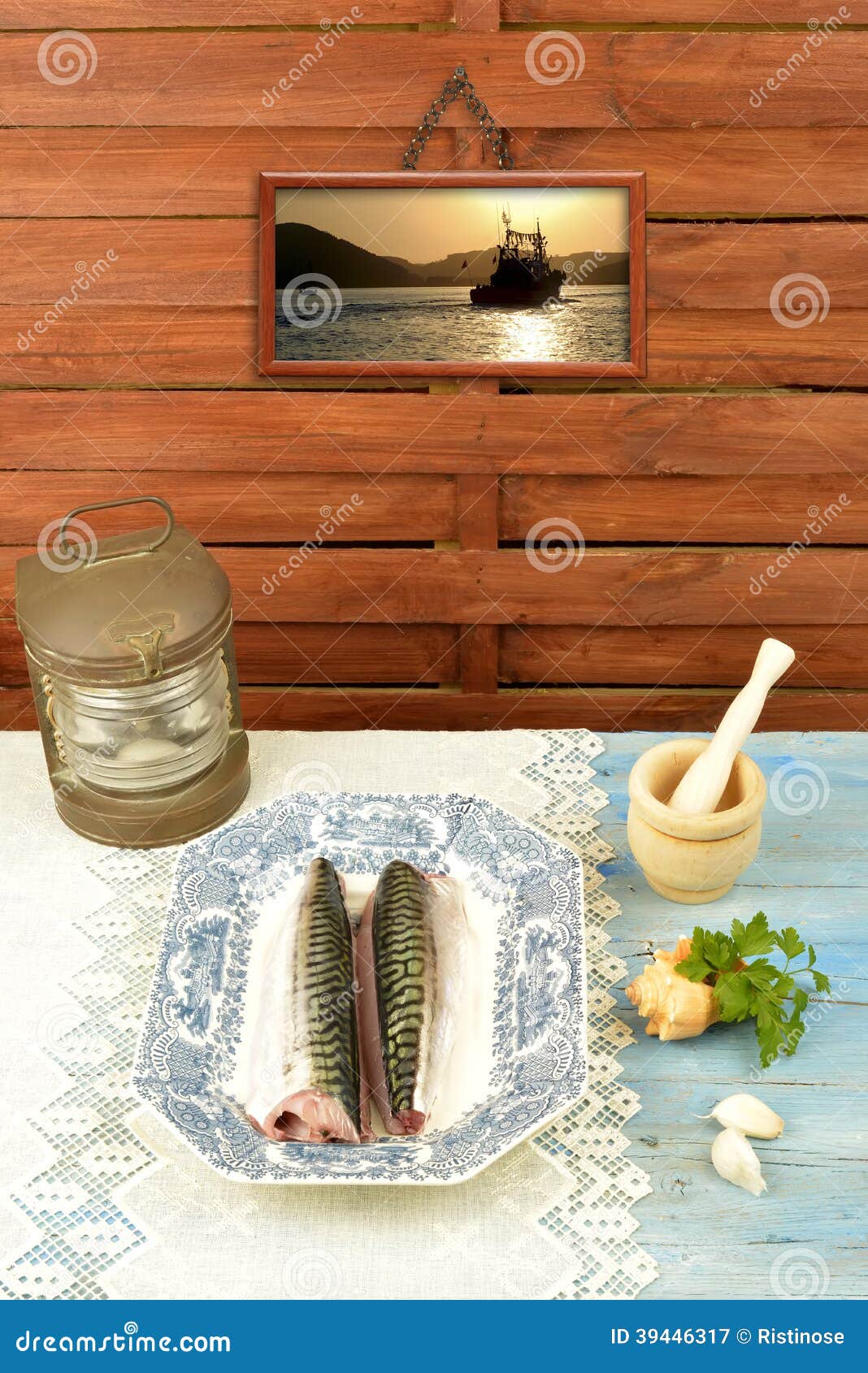Raw fish ready to cook stock image. Image of mediterranean - 39446317