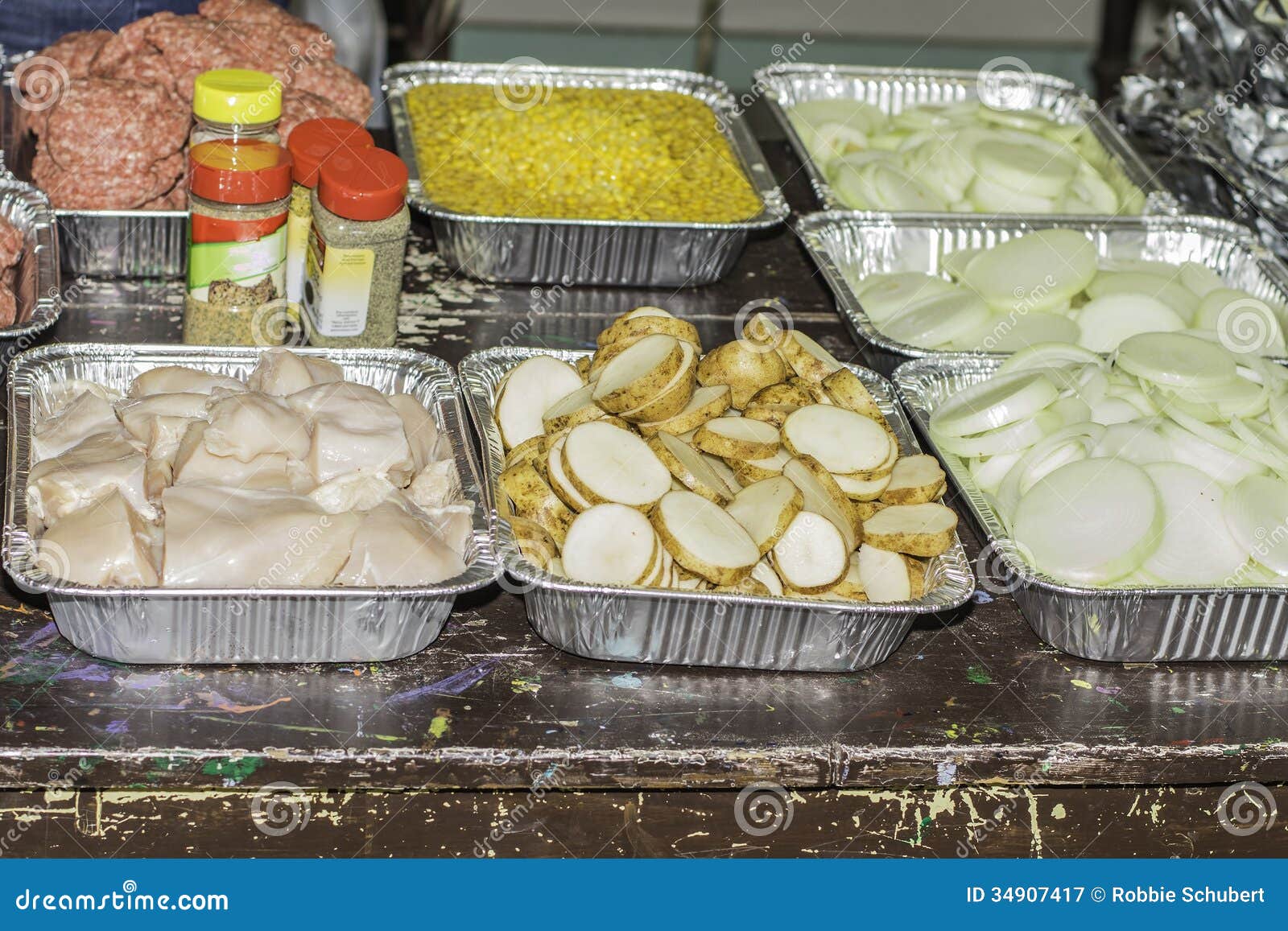 Raw Food Buffet stock image. Image of freshness, steak - 34907417