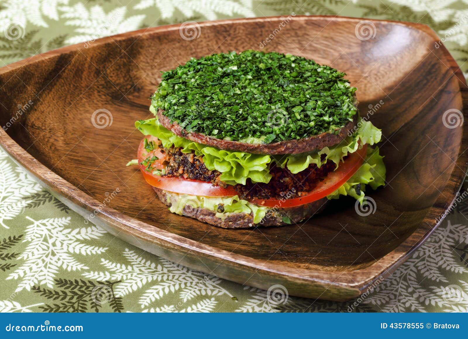 Raw food burger stock image. Image of carrots, herbs - 43578555