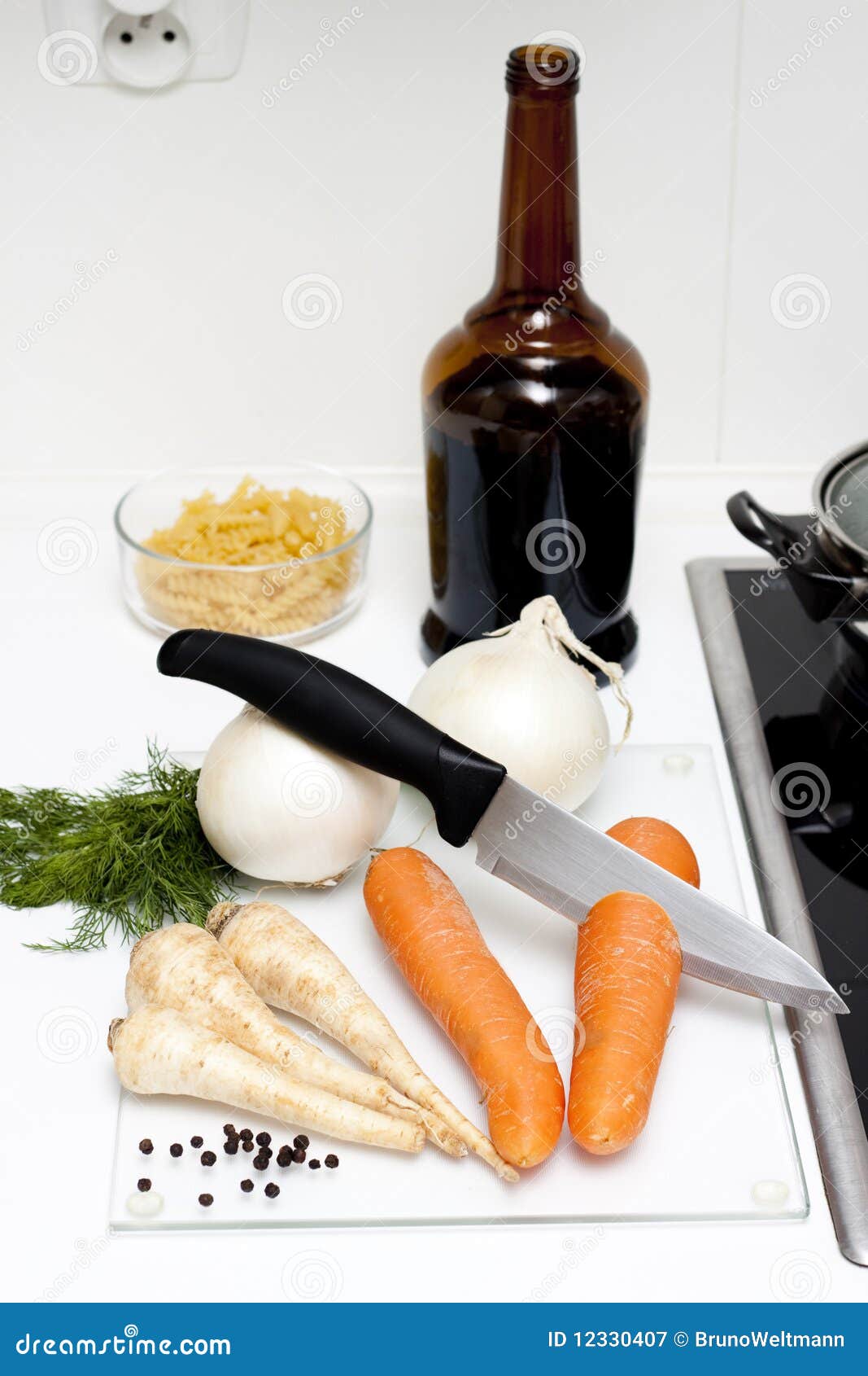 Raw Food and cooking stock image. Image of metal, eats - 12330407