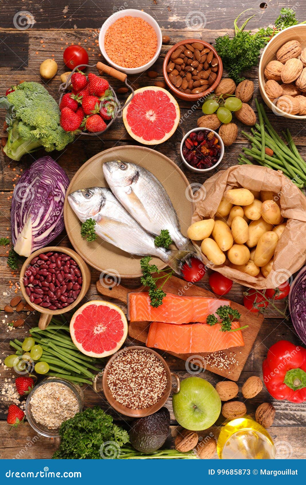 Raw food stock image. Image of composition, agriculture - 99685873