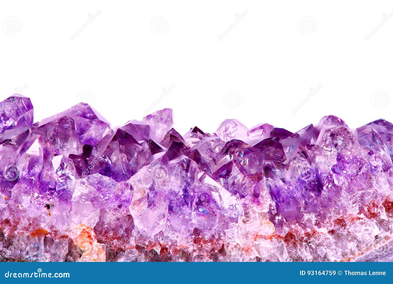 Raw Fragment of Amethyst Mineral Stock Image - Image of jewel, minerals ...