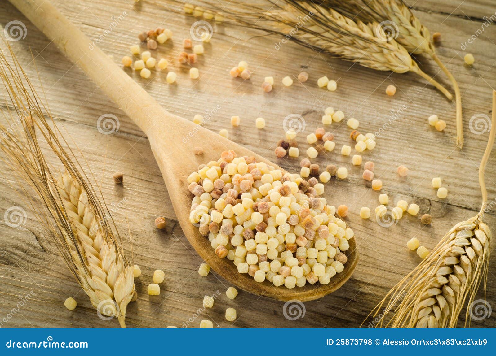 Raw fregola stock photo. Image of typical, food, sardinia - 25873798