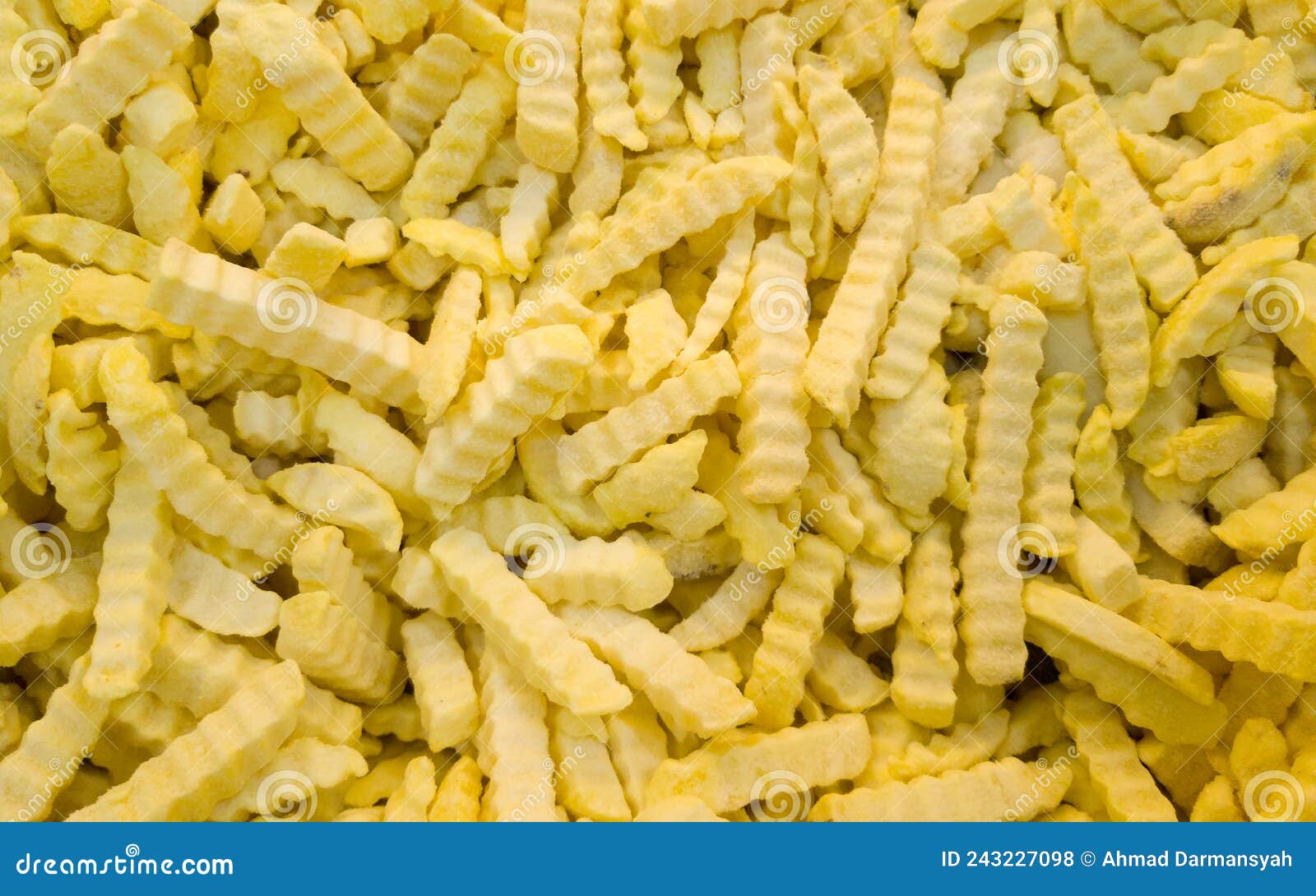 Raw french fries potatoes stock photo. Image of flower - 243227098