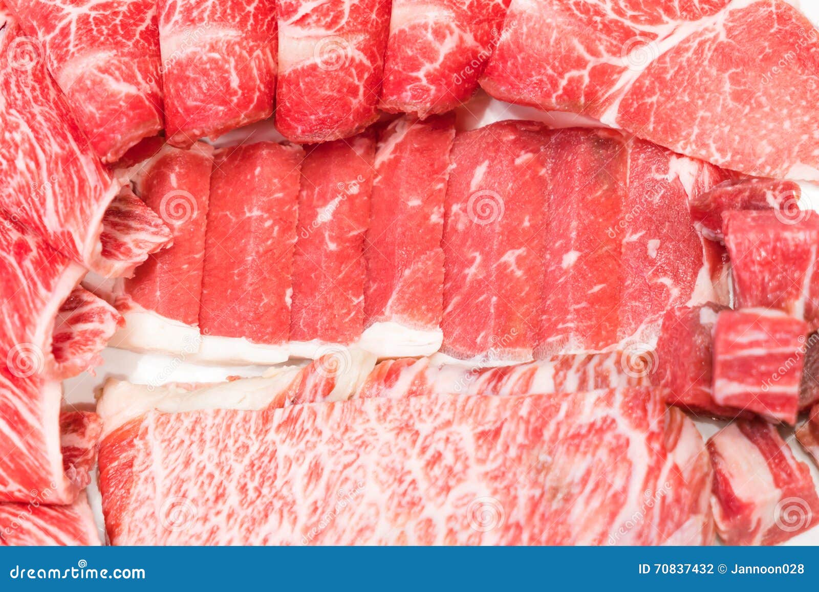 Raw fresh beef. stock photo. Image of dinner, grill, pieces - 70837432