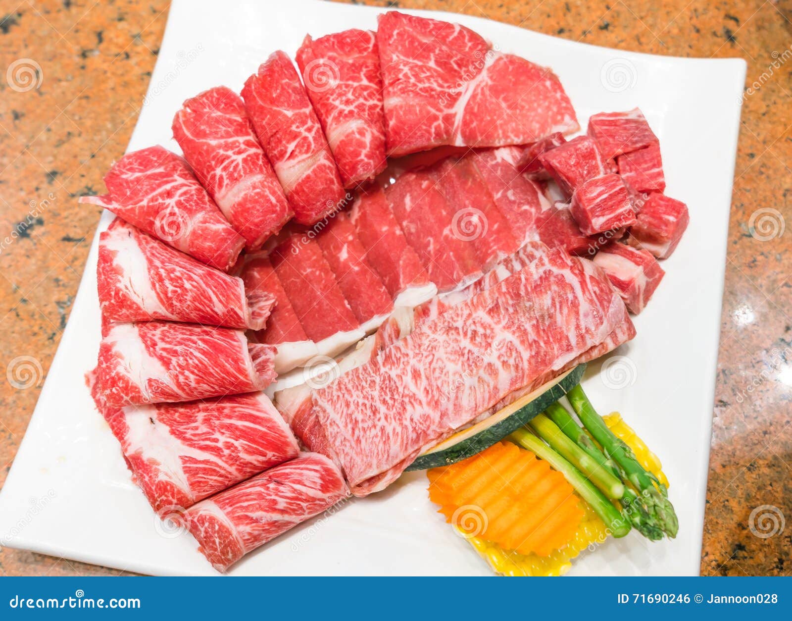 .Raw fresh beef stock photo. Image of fillet, dinner - 71690246