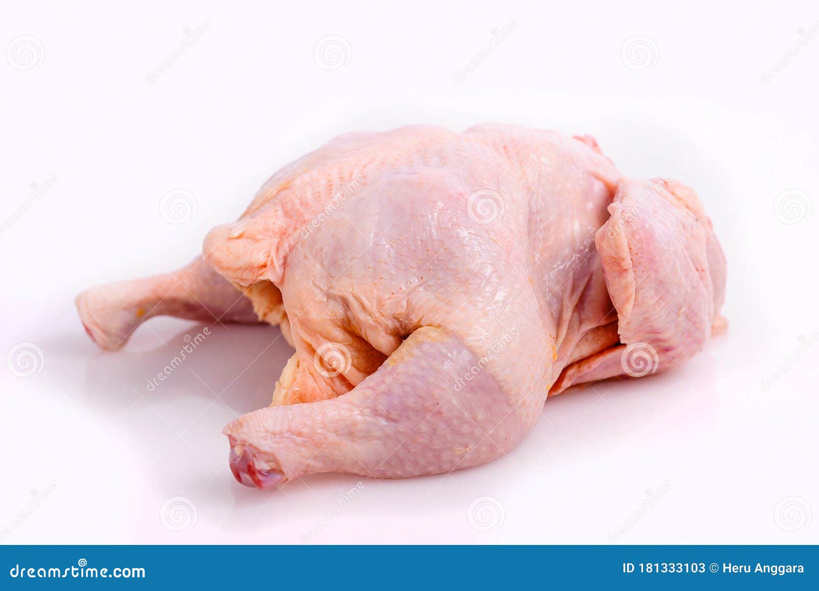 Raw Fresh Chicken Broiler without Fur Stock Image - Image of product ...