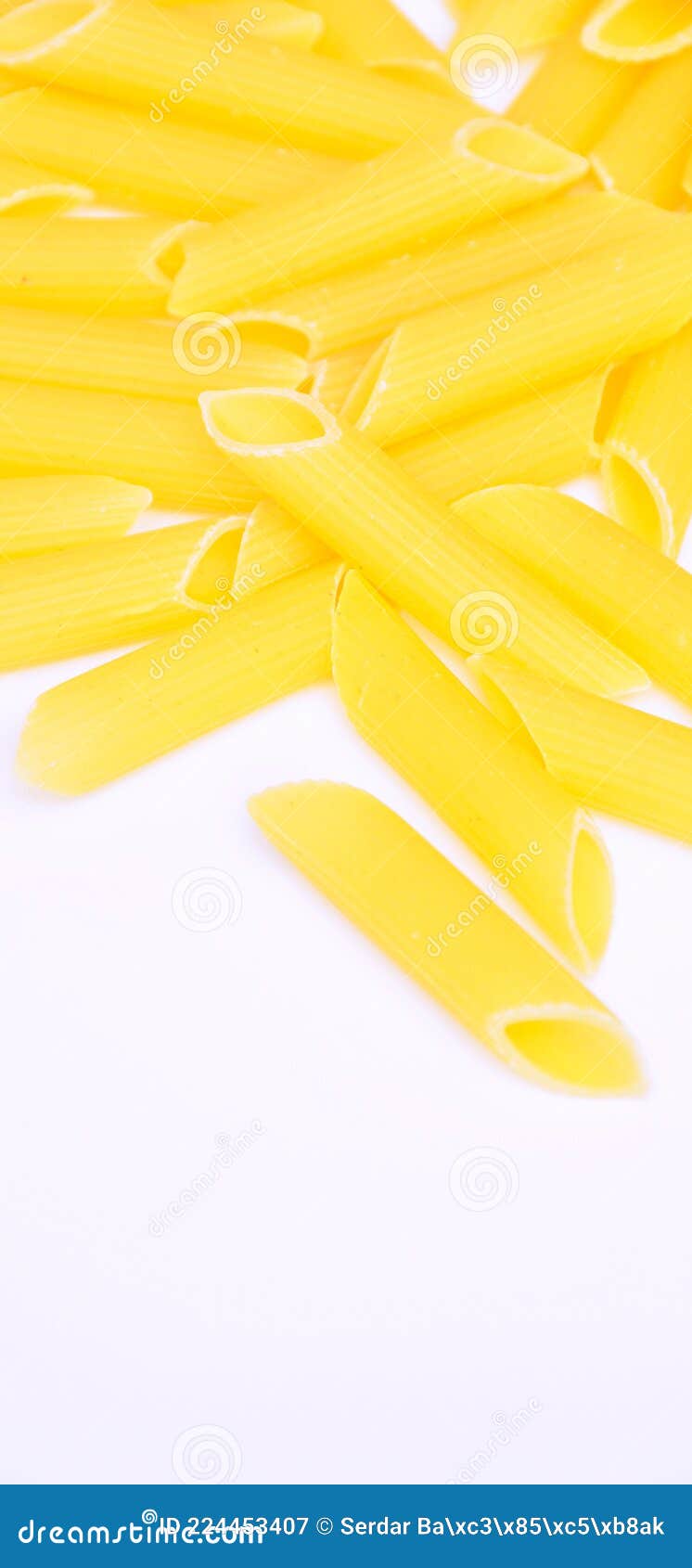 Raw Fresh and Healthy Macaroni Pasta Foot Background Stock Image ...