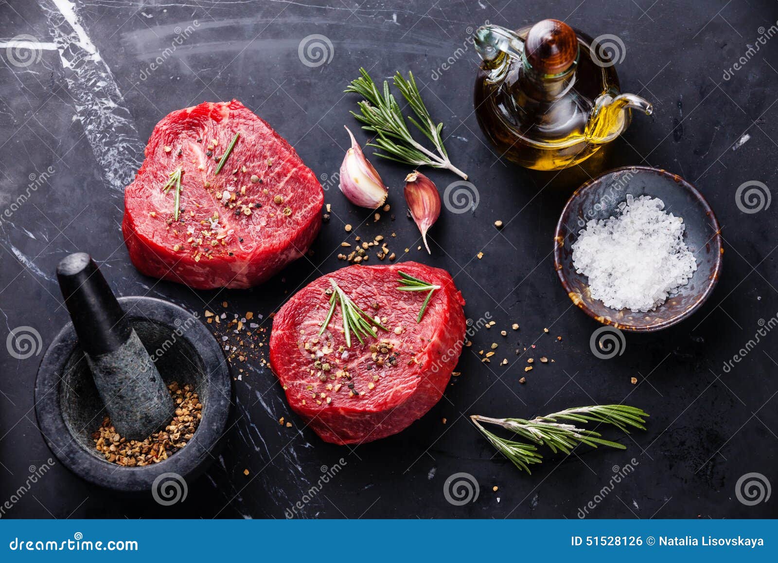 Raw Fresh Marbled Meat Steak Stock Photo - Image of marble, uncooked ...