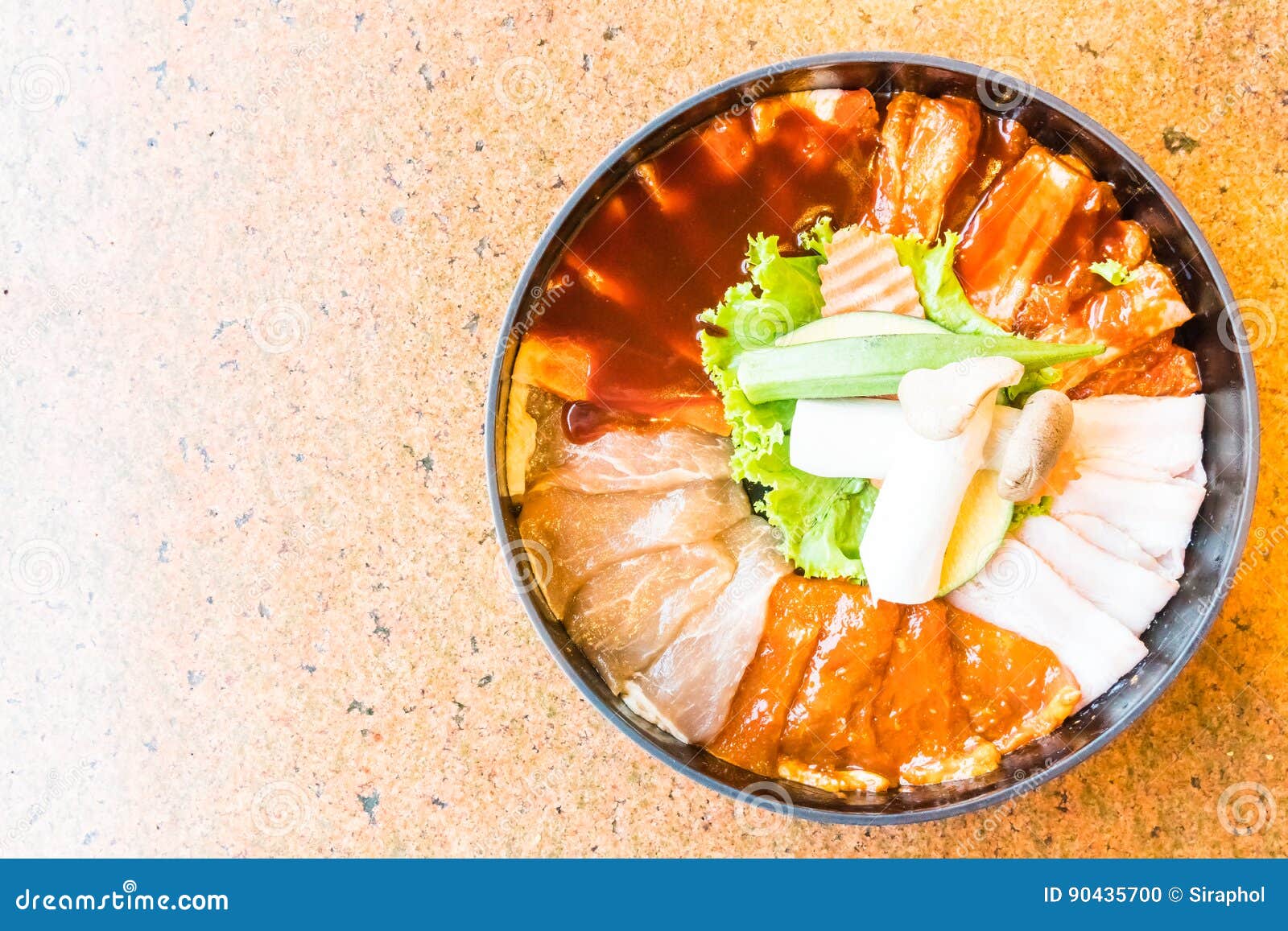 Raw fresh meat in plate stock photo. Image of bloody - 90435700